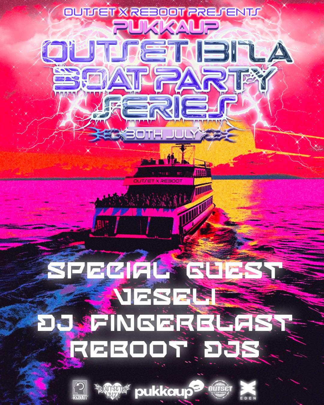 Outset X Reboot presents: The Pukka Up Boat Party (Special Guest ...