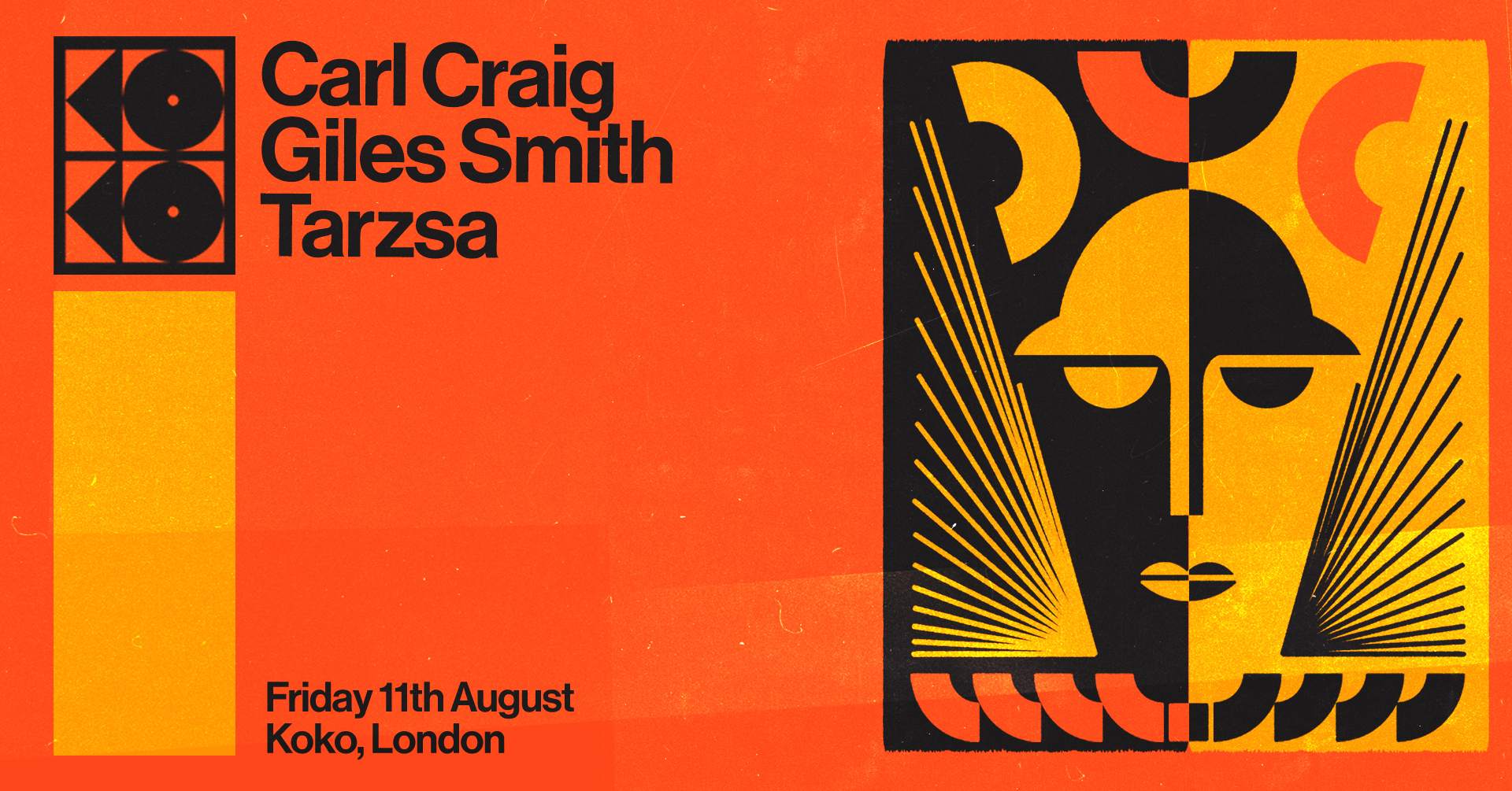 Carl Craig, Giles Smith, Tarzsa at KOKO, London