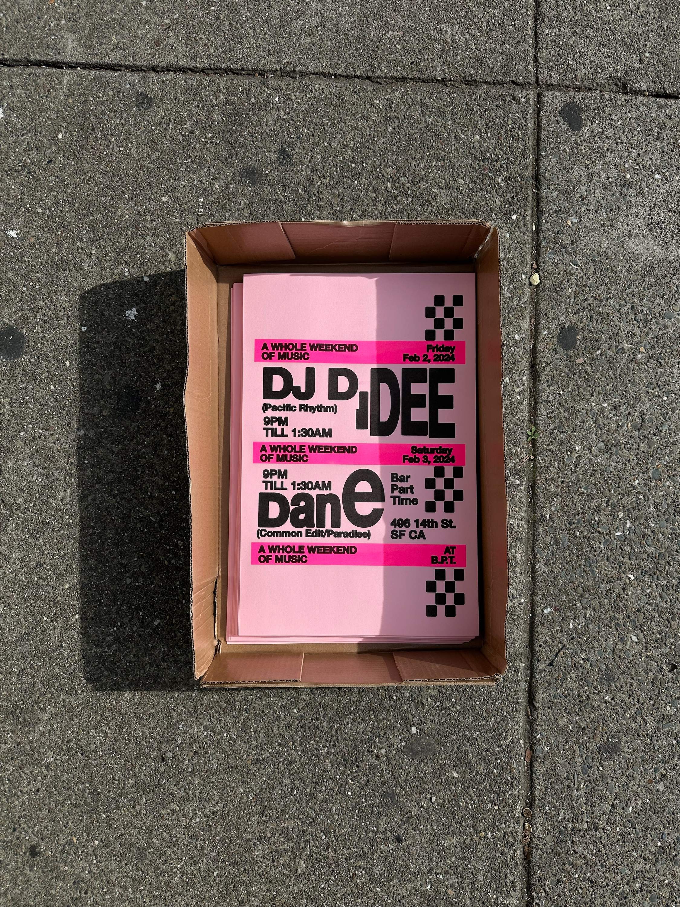A Weekend of Songs! DJ D.Dee + Dane at B.P.T at Bar Part Time, San ...