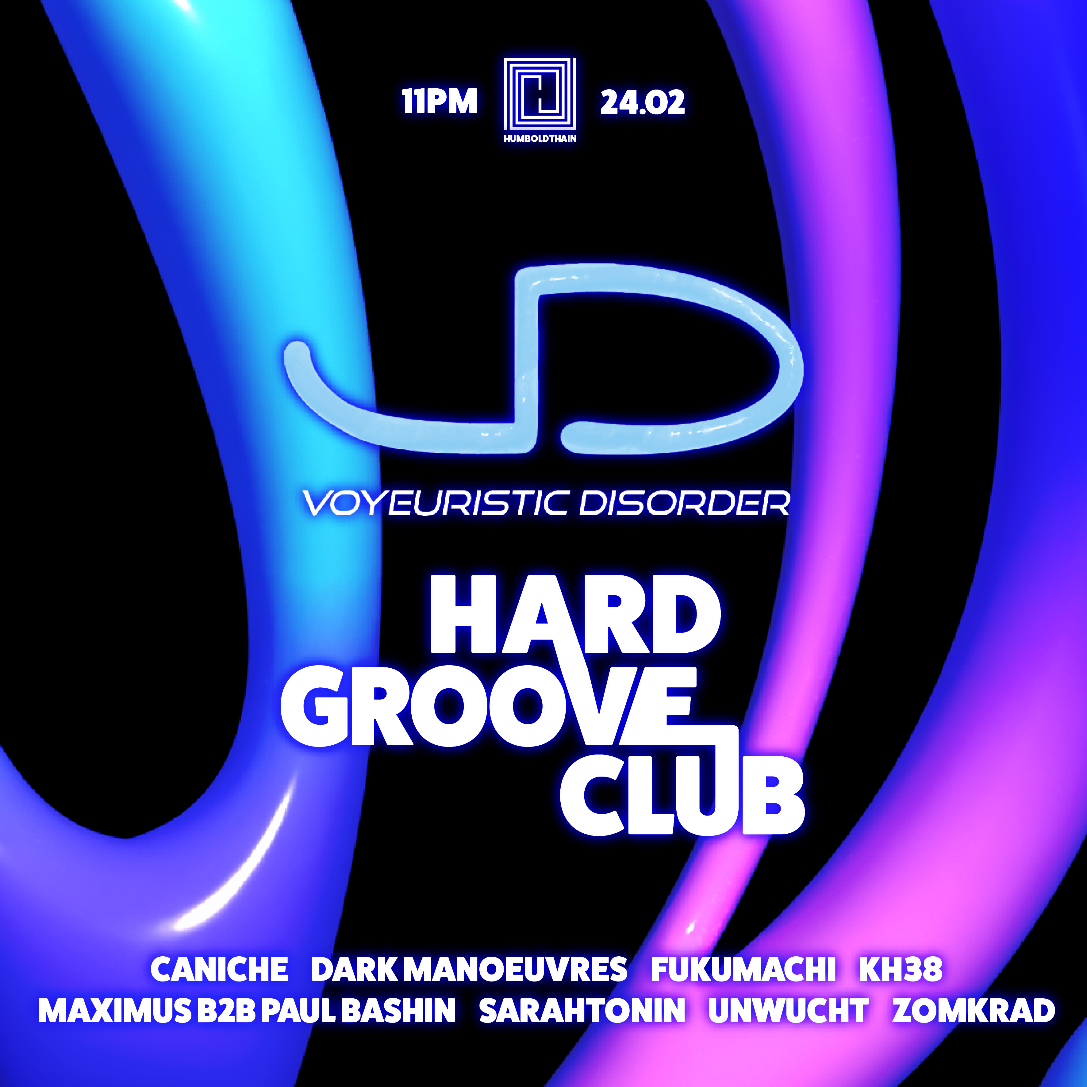 HARD GROOVE CLUB X Voyeuristic Disorder at Humboldthain Club, Berlin