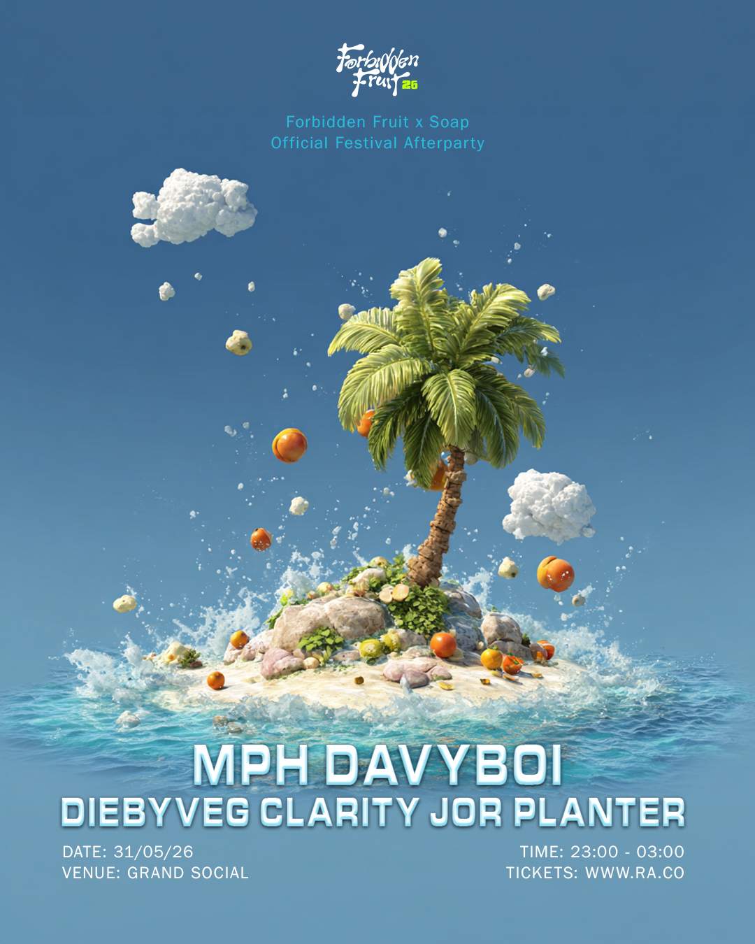 Forbidden Fruit x SOAP Afterparty: MPH & davyboi at The Grand Social ...