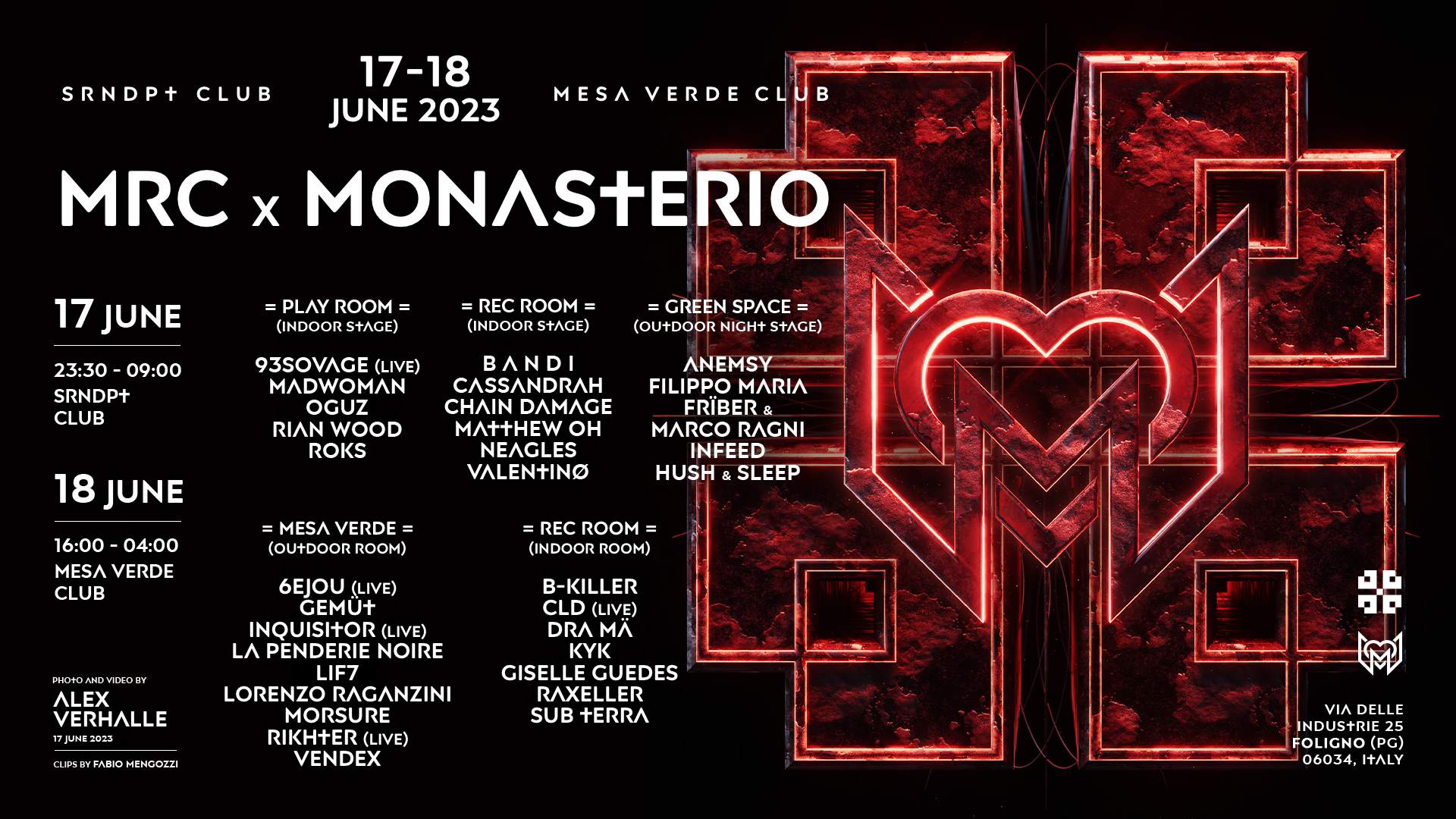 MRC x MONASTERIO (Festival) at Srndpt Club, Central