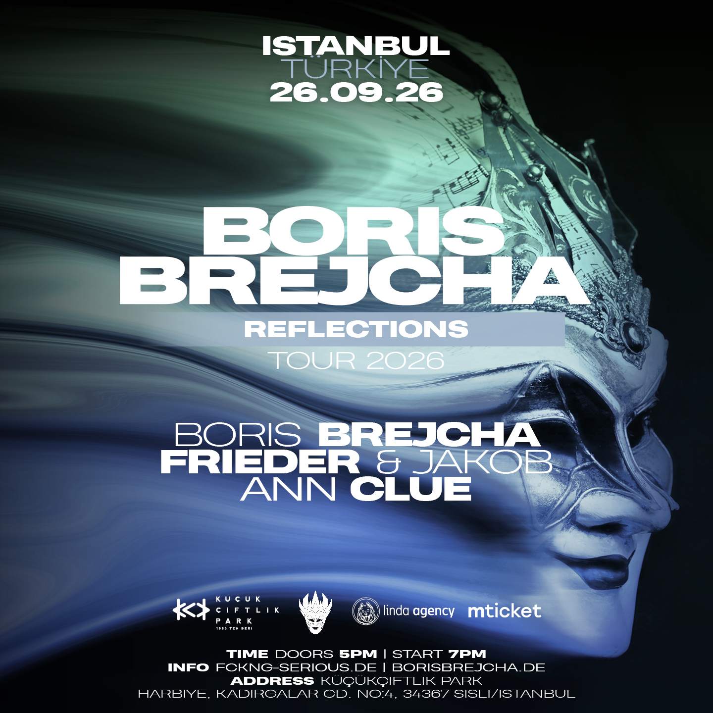 Boris Brejcha - REFLECTIONS TOUR ISTANBUL at Küçükçiftlik Park, Istanbul