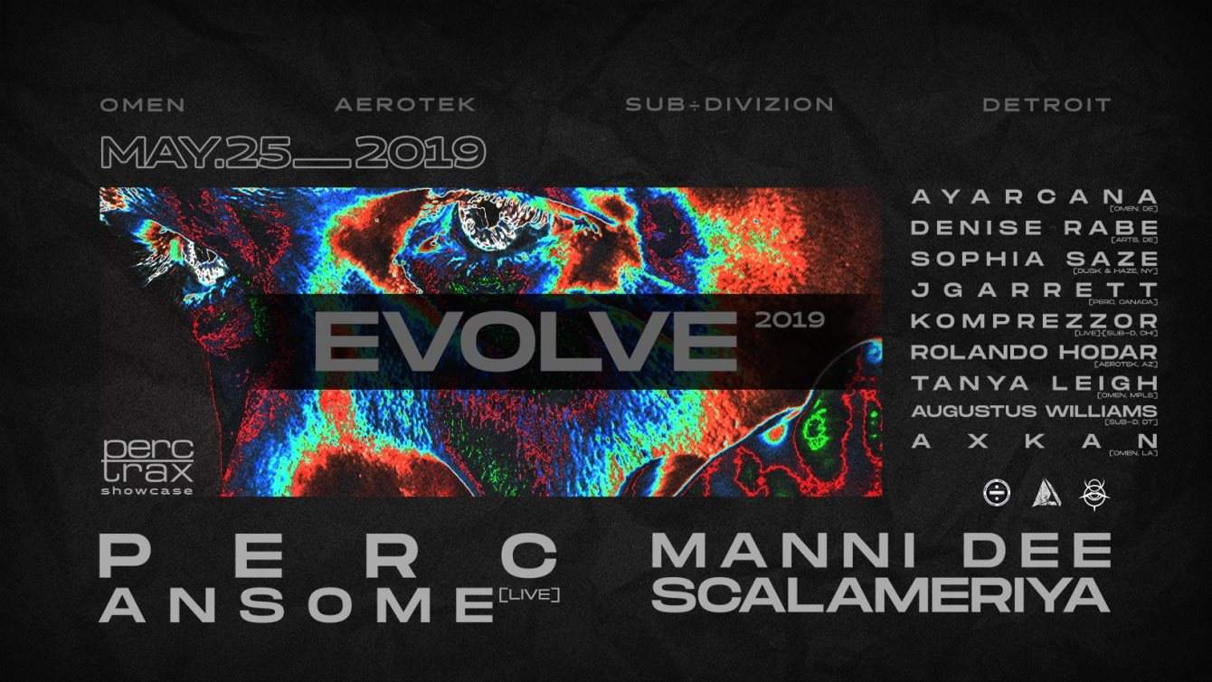 Evolve 2019: Perc Trax Showcase at TBA, Detroit