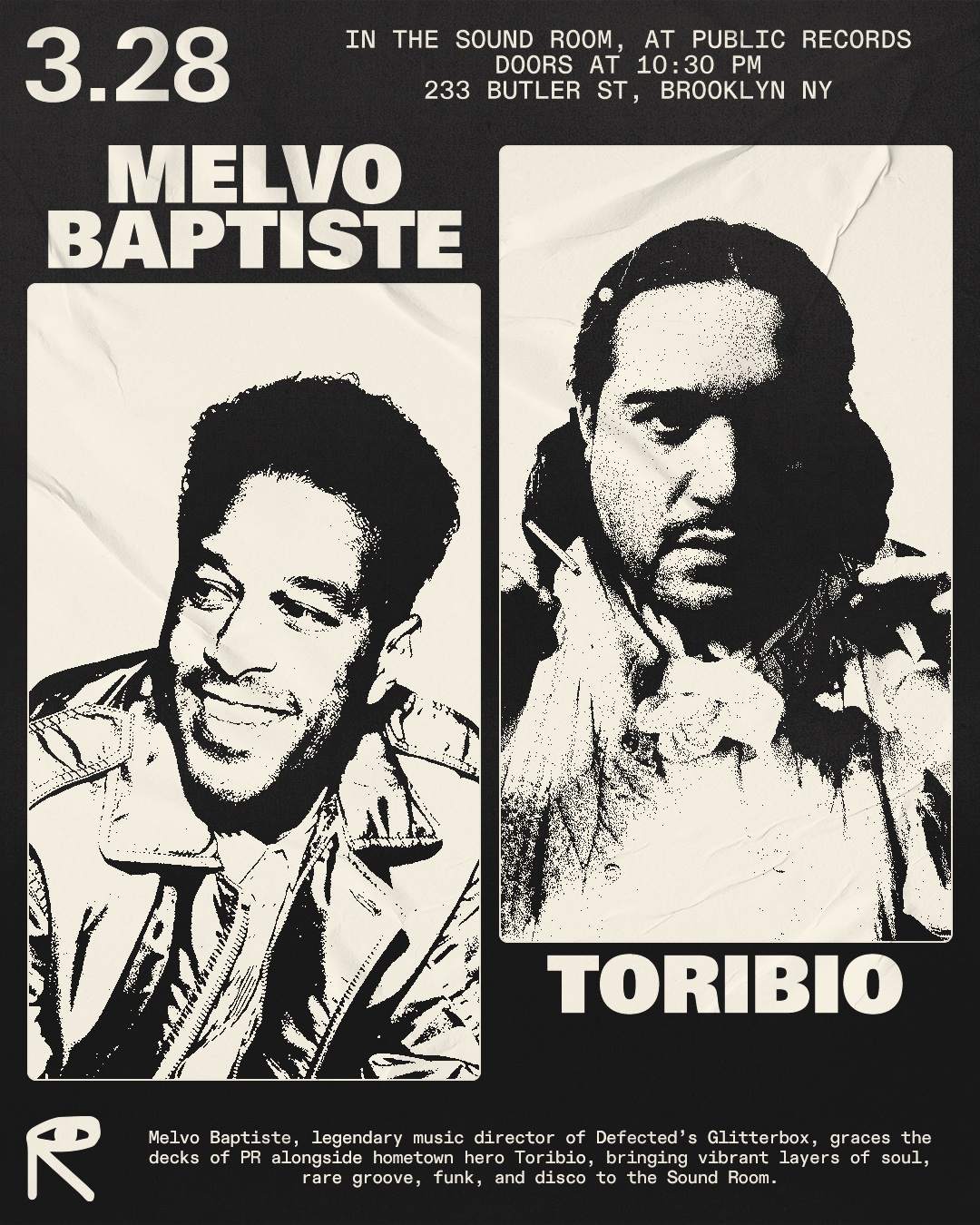 Melvo Baptiste + Toribio at public records, New York City