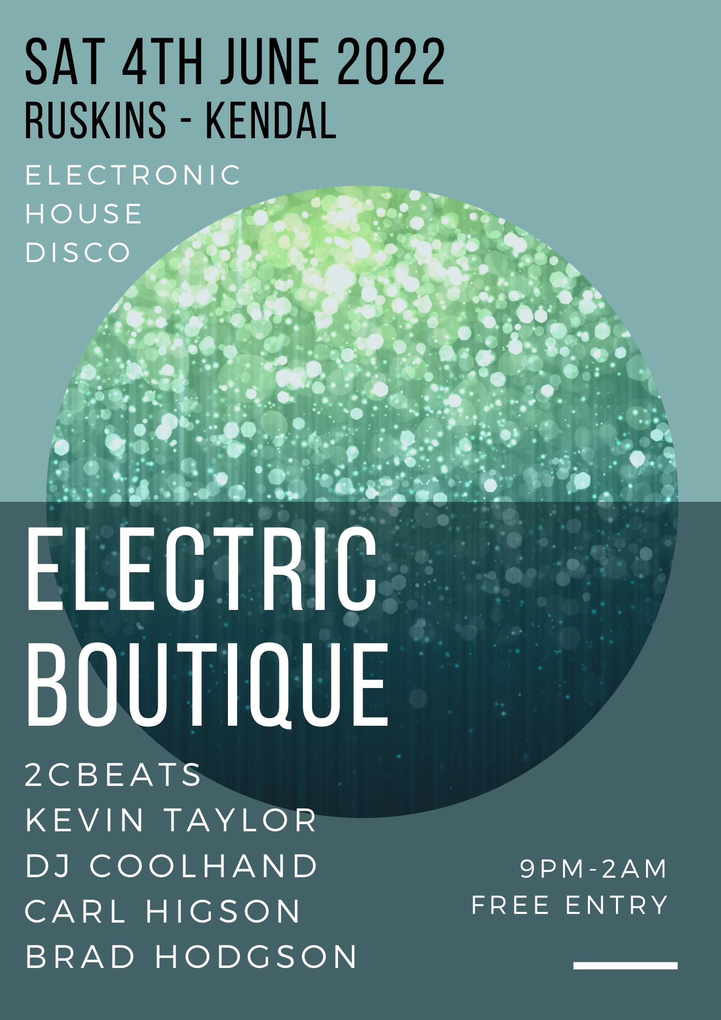 Electric Boutique em Ruskins Bar Kendal, North