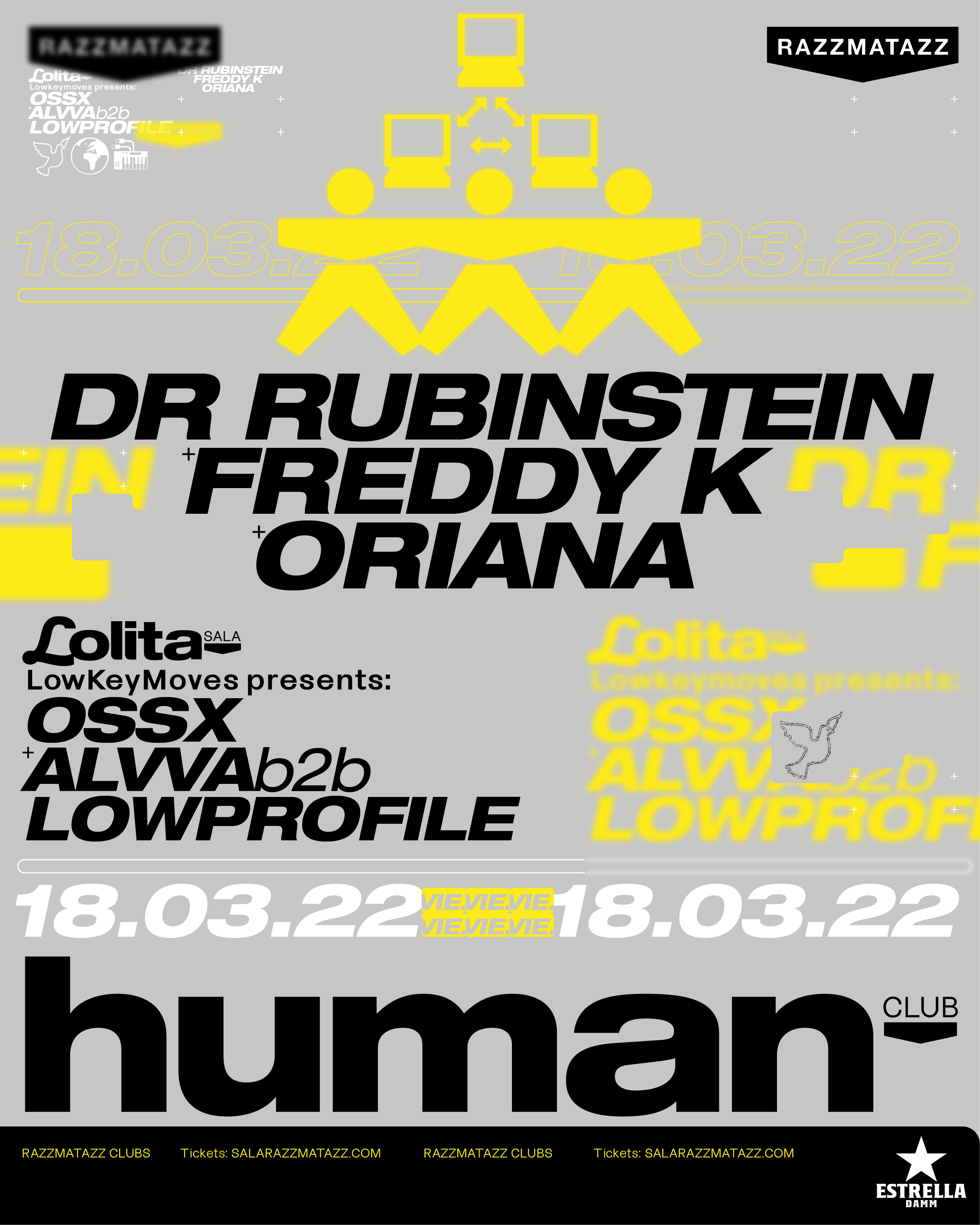 HUMAN presents: Dr. Rubinstein, Freddy K at Human Club, Barcelona