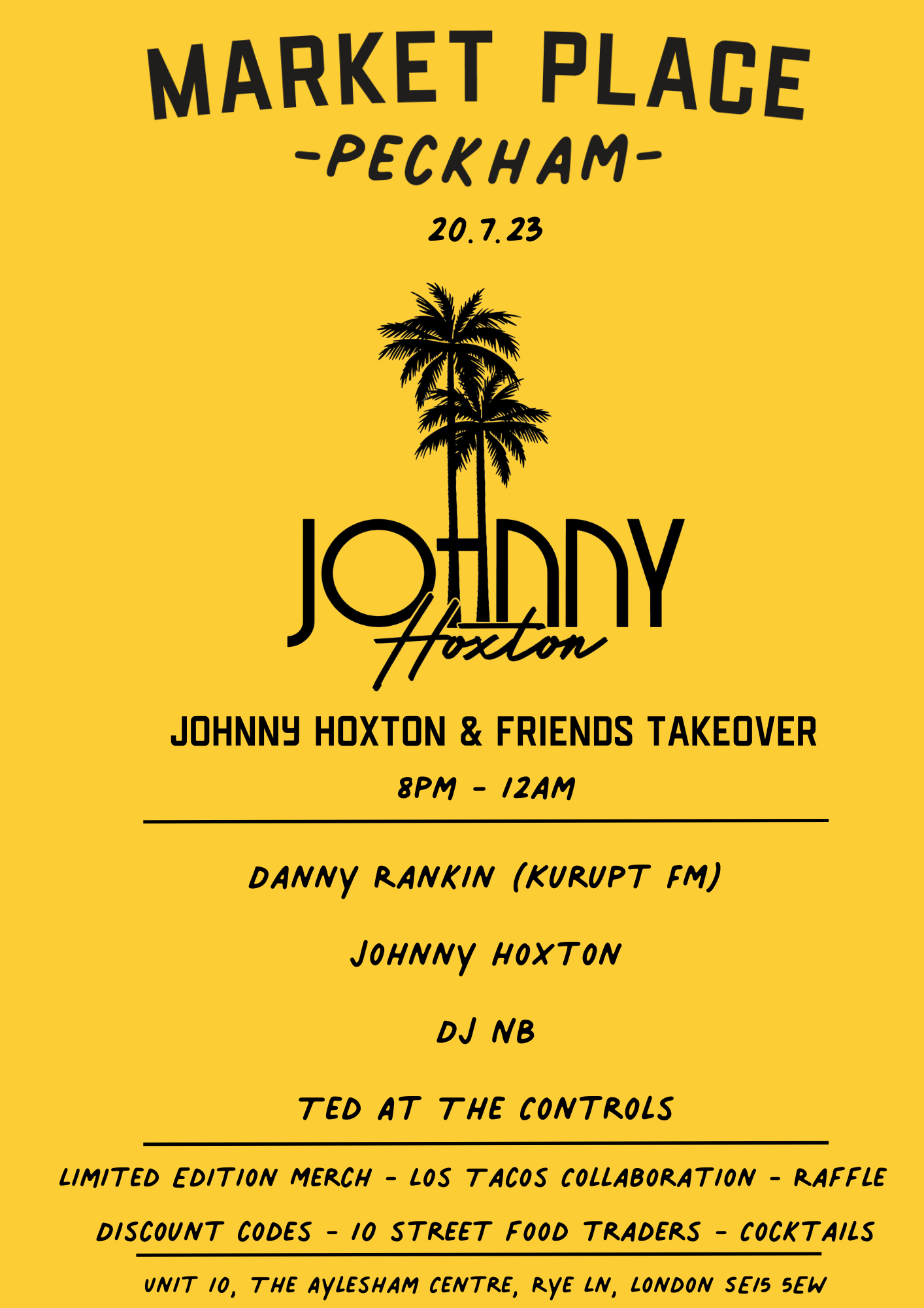 Johnny Hoxton & friends with Danny Rankin at Market Place Peckham, London