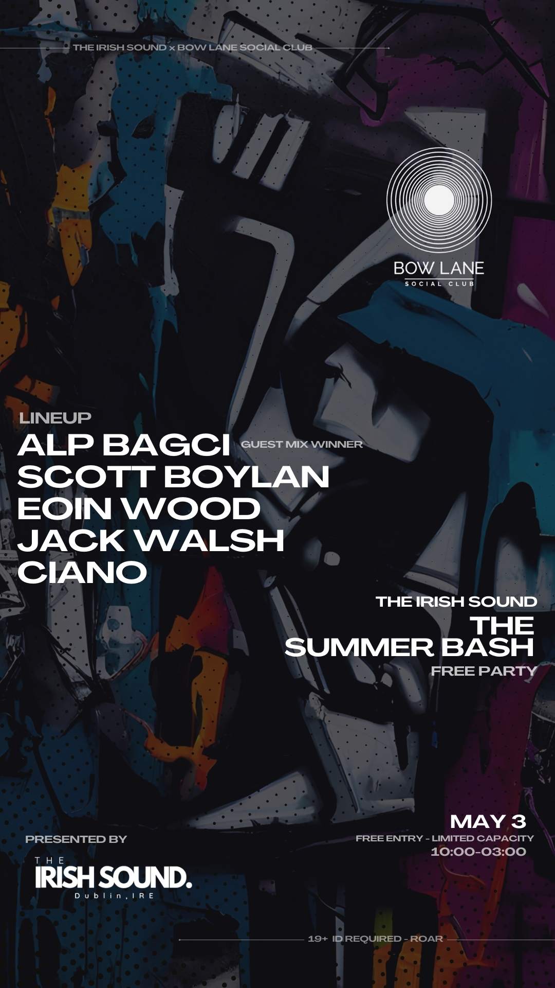 The Irish Sound: Bow Lane Summer Bash at Bow Lane Social, Dublin