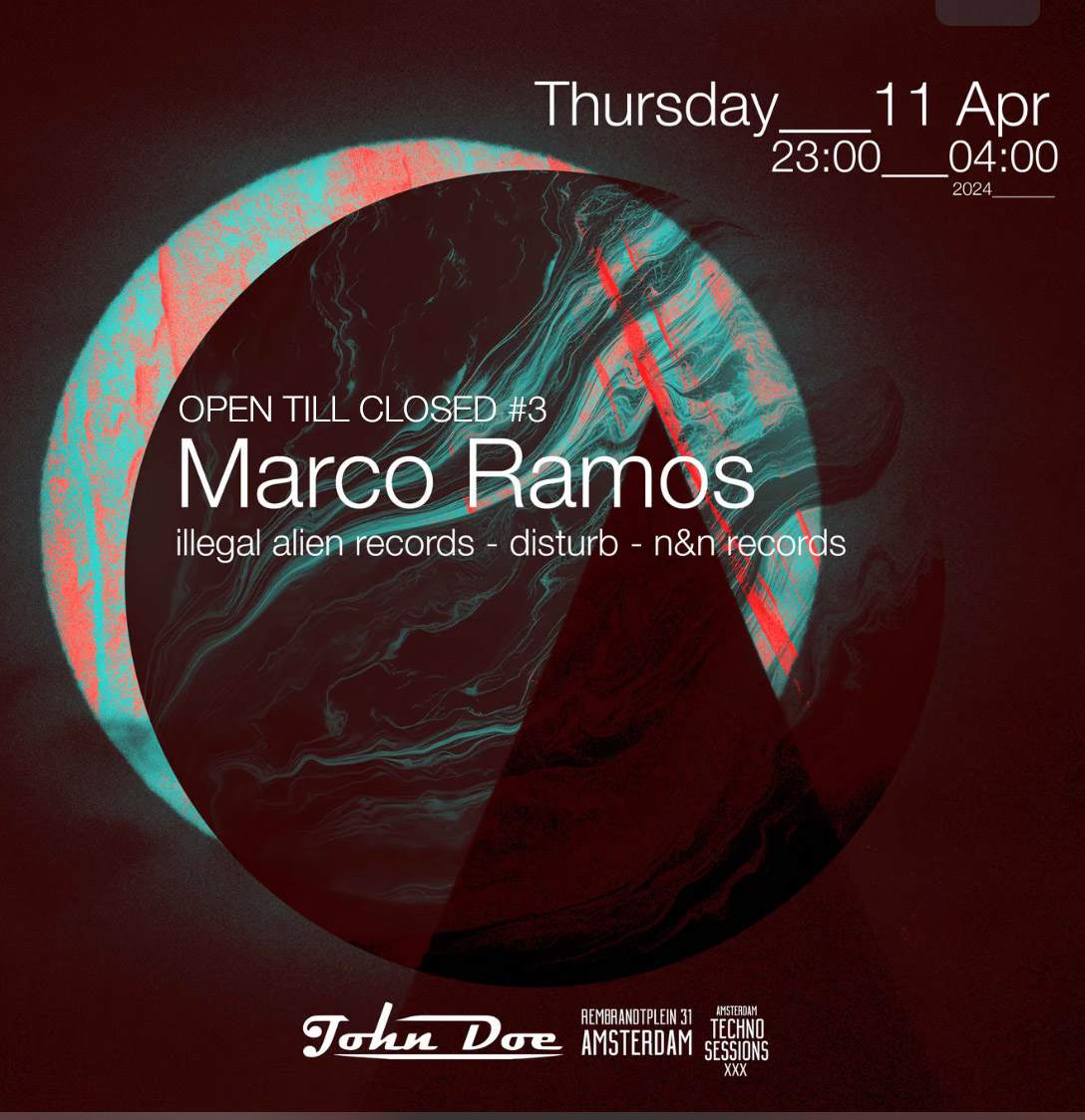 Amsterdam Techno Sessions w/ Marco Ramos (Illegal Alien Records ...