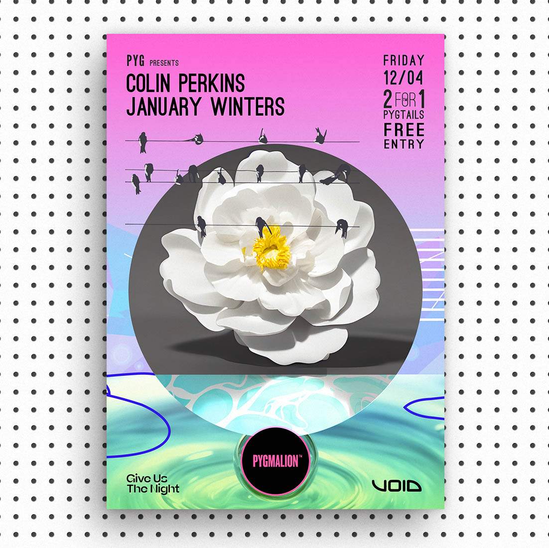 Pyg presents Colin Perkins & January Winters at Pygmalion, Dublin
