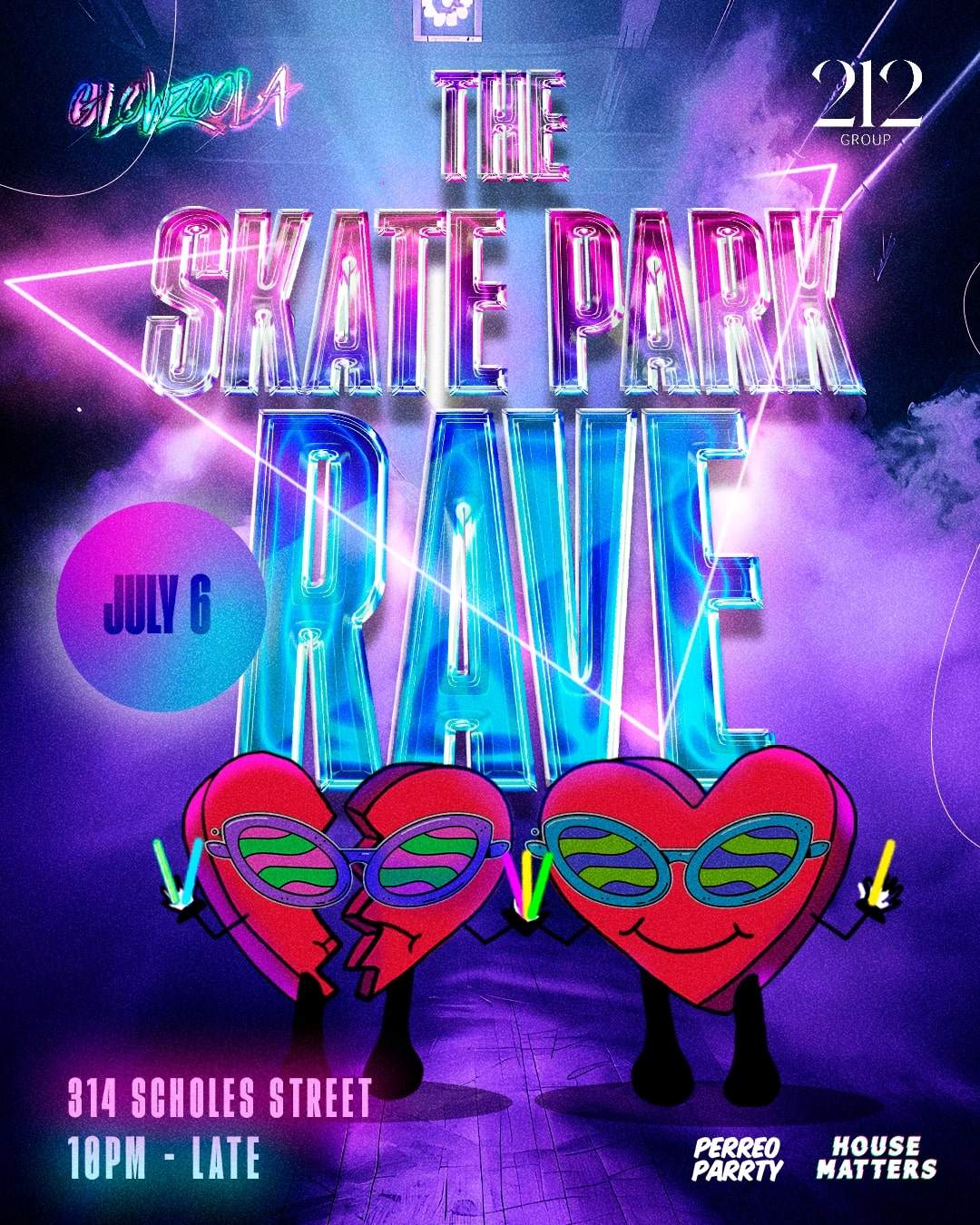 SKATE PARK RAVE - 18+ Brooklyn Dance Party at TBA - 314 Scholes Street ...
