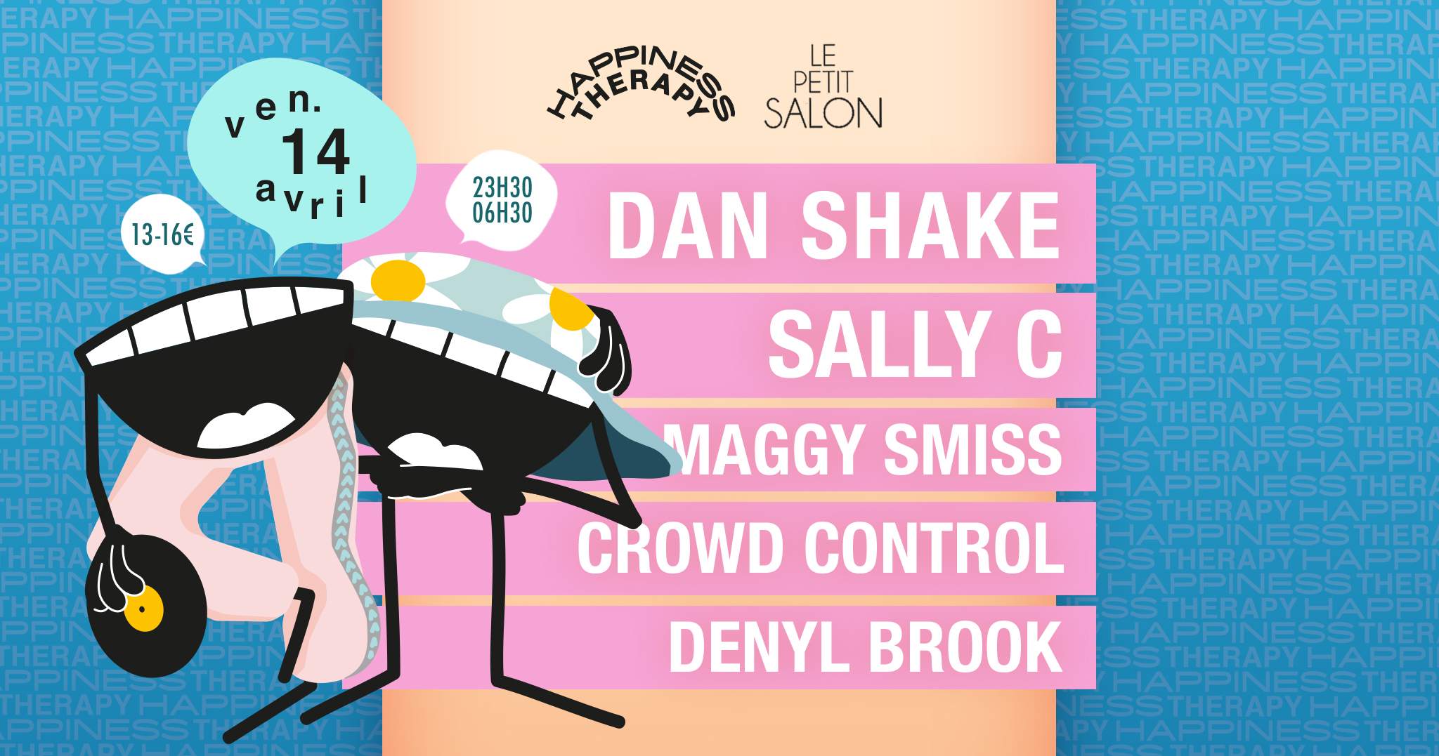 Happiness Therapy: Dan Shake, Sally C, Maggy Smiss, Crowd Control ...