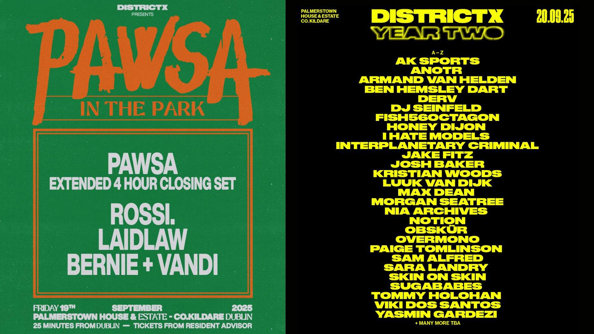 District X Festival 2025 at Palmerstown House Estate, Dublin