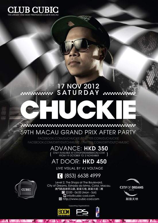 Club Cubic presents 59th Macau Grand Prix After Party by Chuckie at ...