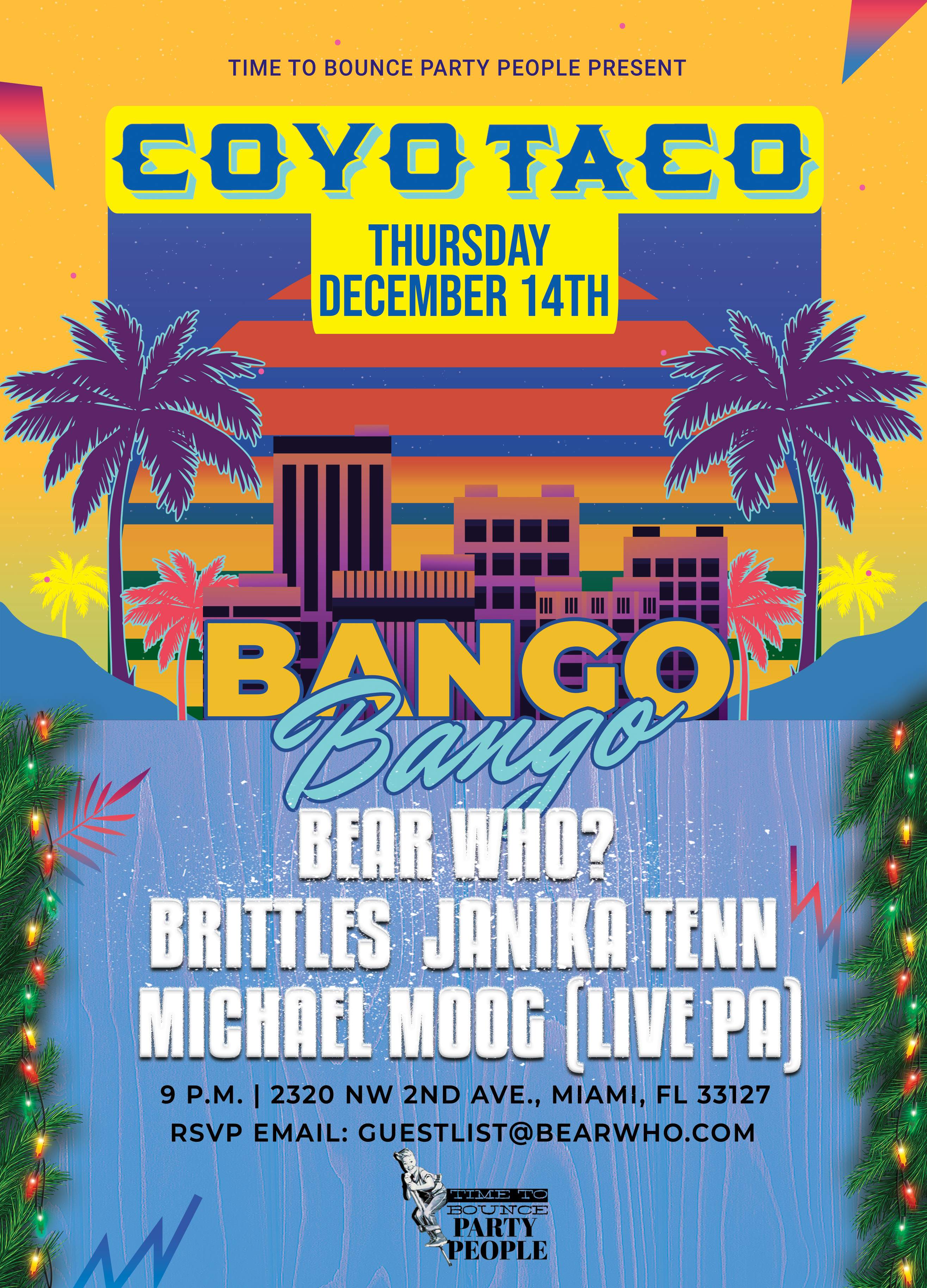 Bango Bango - 2023 Finale at Coyo Taco, Miami