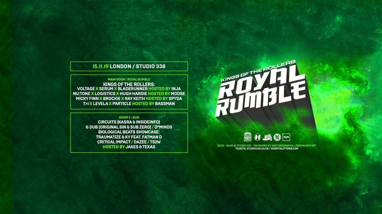 Kings Of The Rollers: Royal Rumble London (Round 2) bij Studio 338, London