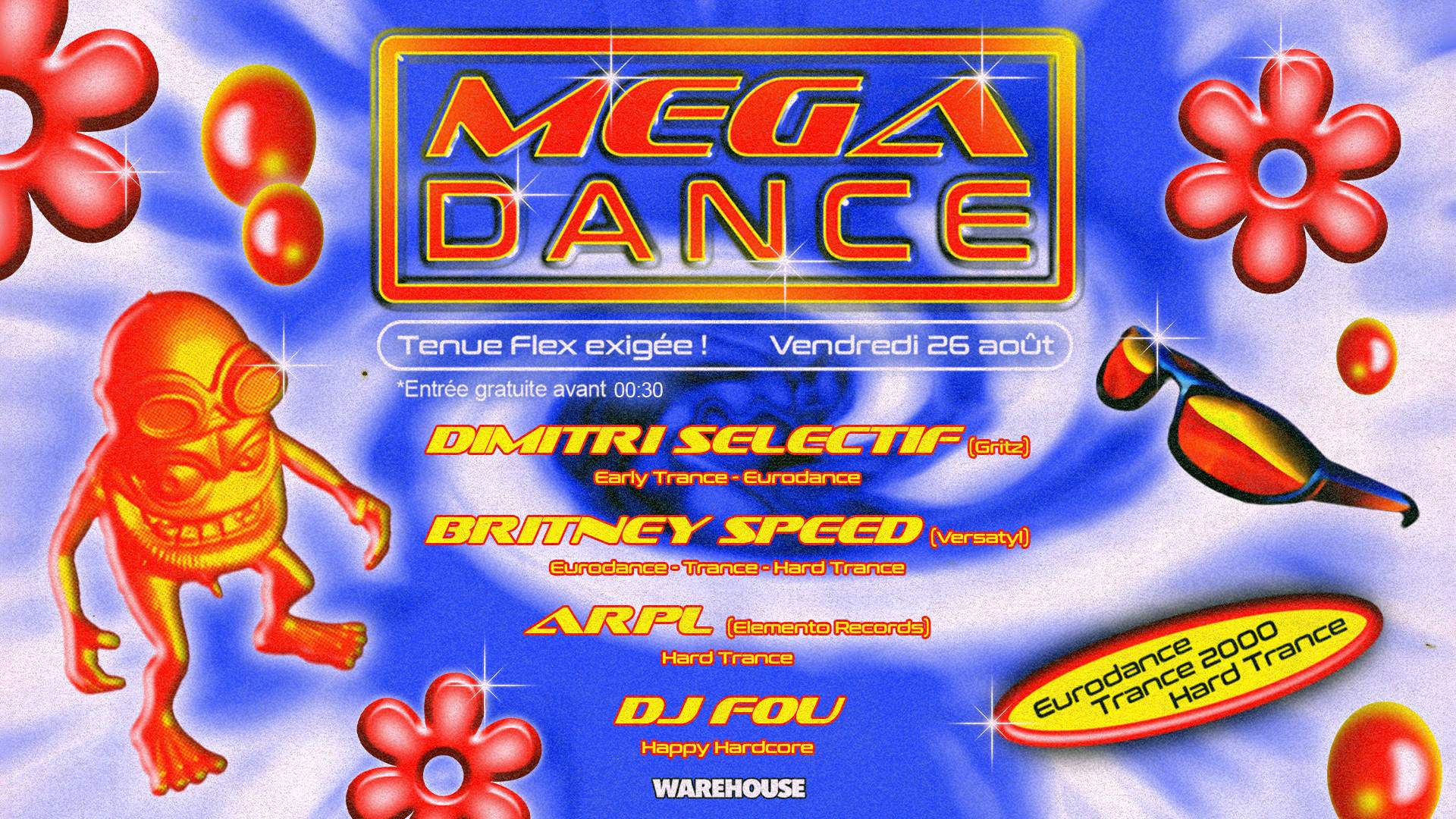 Mega Dance at Warehouse, Nantes