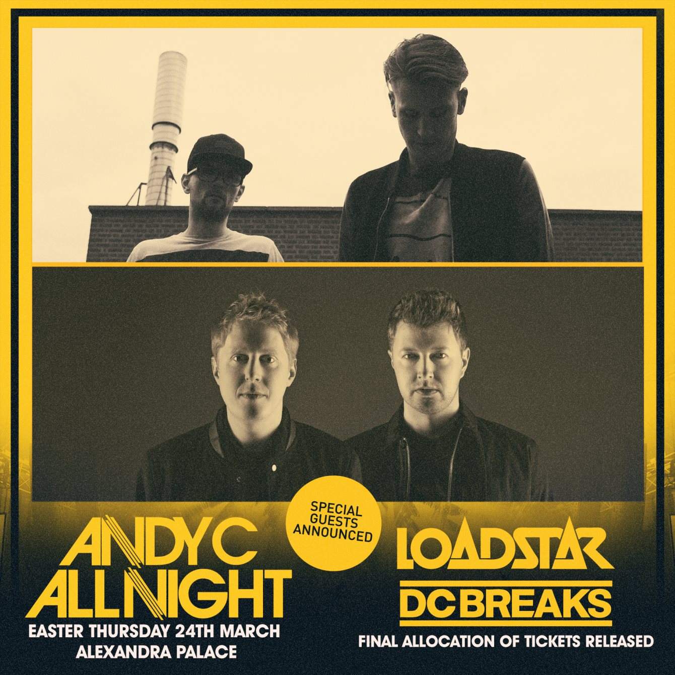 Andy C All Night at Alexandra Palace, London