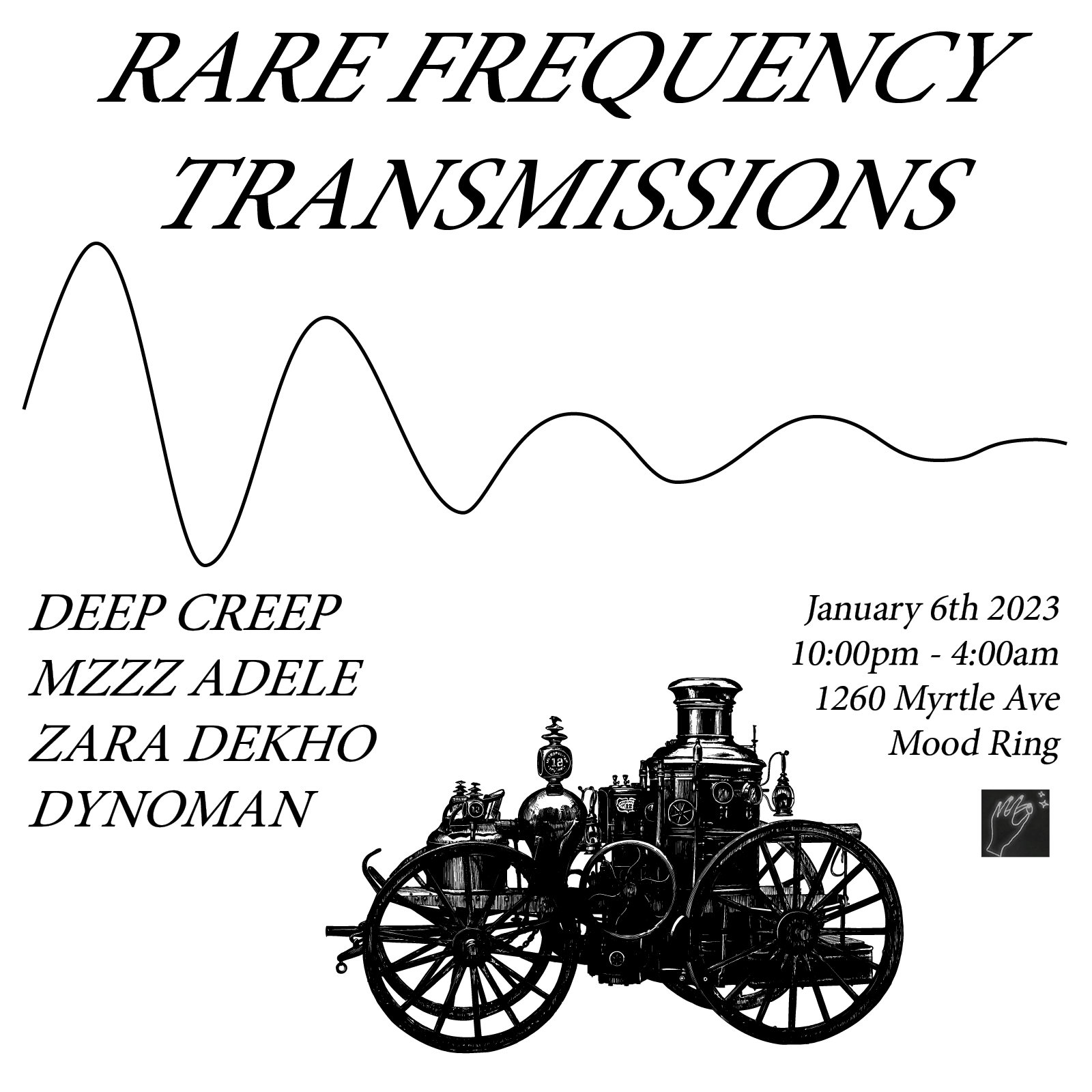 Rare Frequency Transmissions with deep creep, Mzzz Adele, Zara Dekho ...