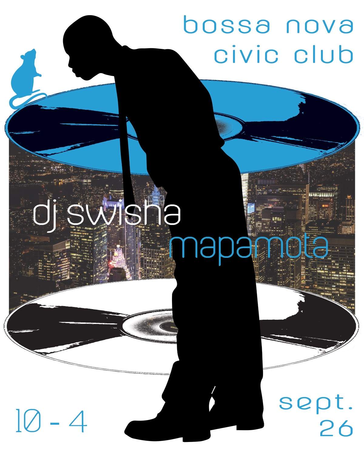 DJ SWISHA + Mapamota - ALL NIGHT at Bossa Nova Civic Club, New York City