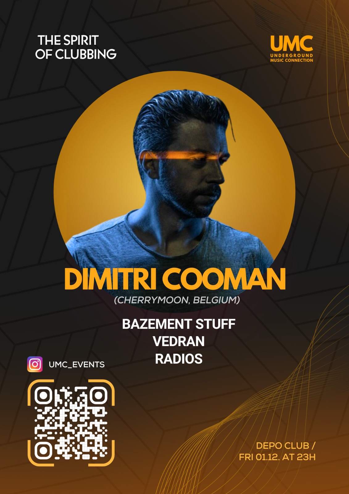 The Spirit of Clubbing with Dimitri Cooman em Depo Klub, Zagreb