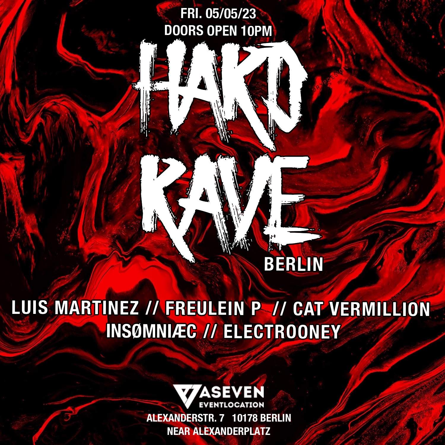 HARD RAVE BERLIN ★ HARDTECHNO ★ TECHNO a ASeven, Berlino