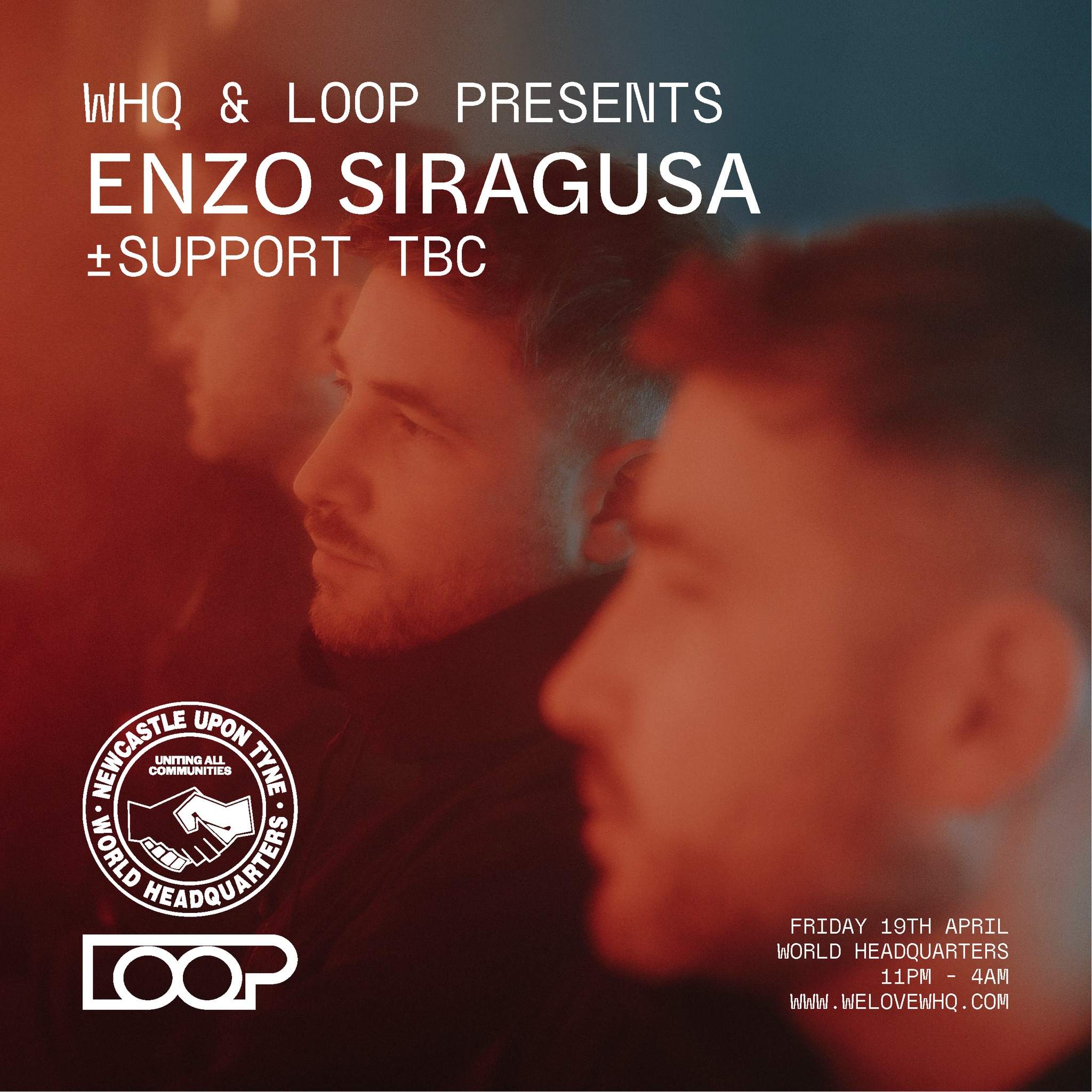 LOOP & World HQ presents Enzo Siragusa at World Headquarters, Newcastle