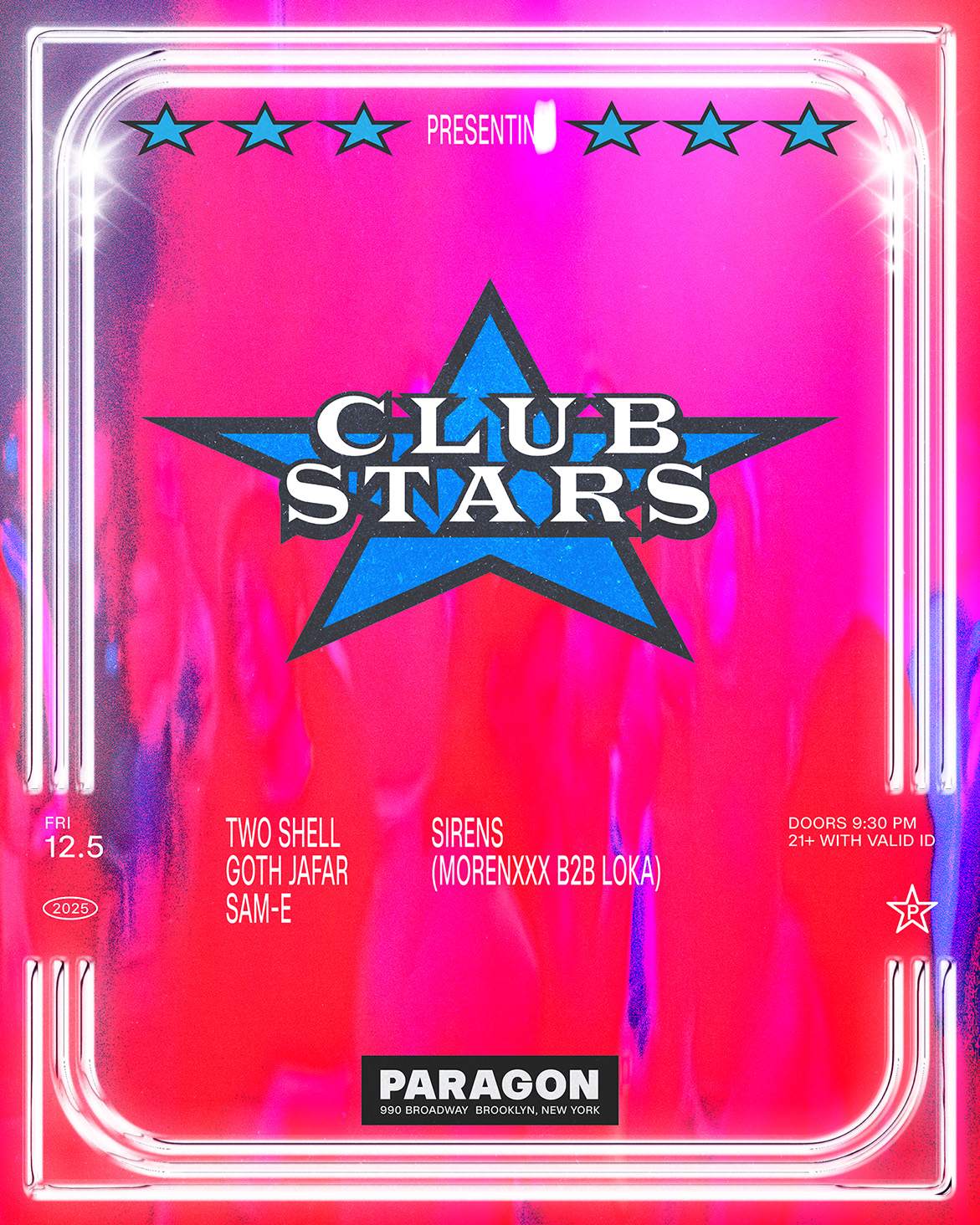 Club Stars: Two Shell, Goth Jafar, SAM-E + SIRENS (Loka b2b MORENXXX ...