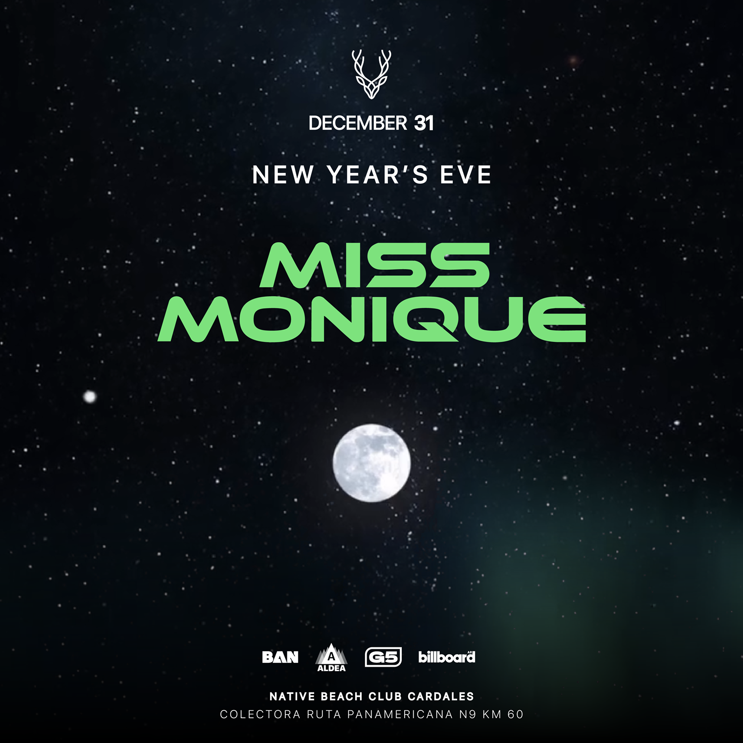 Miss Monique [NEW YEAR'S EVE 2025] - by ALDEA & NATIVE en TBA - Native ...