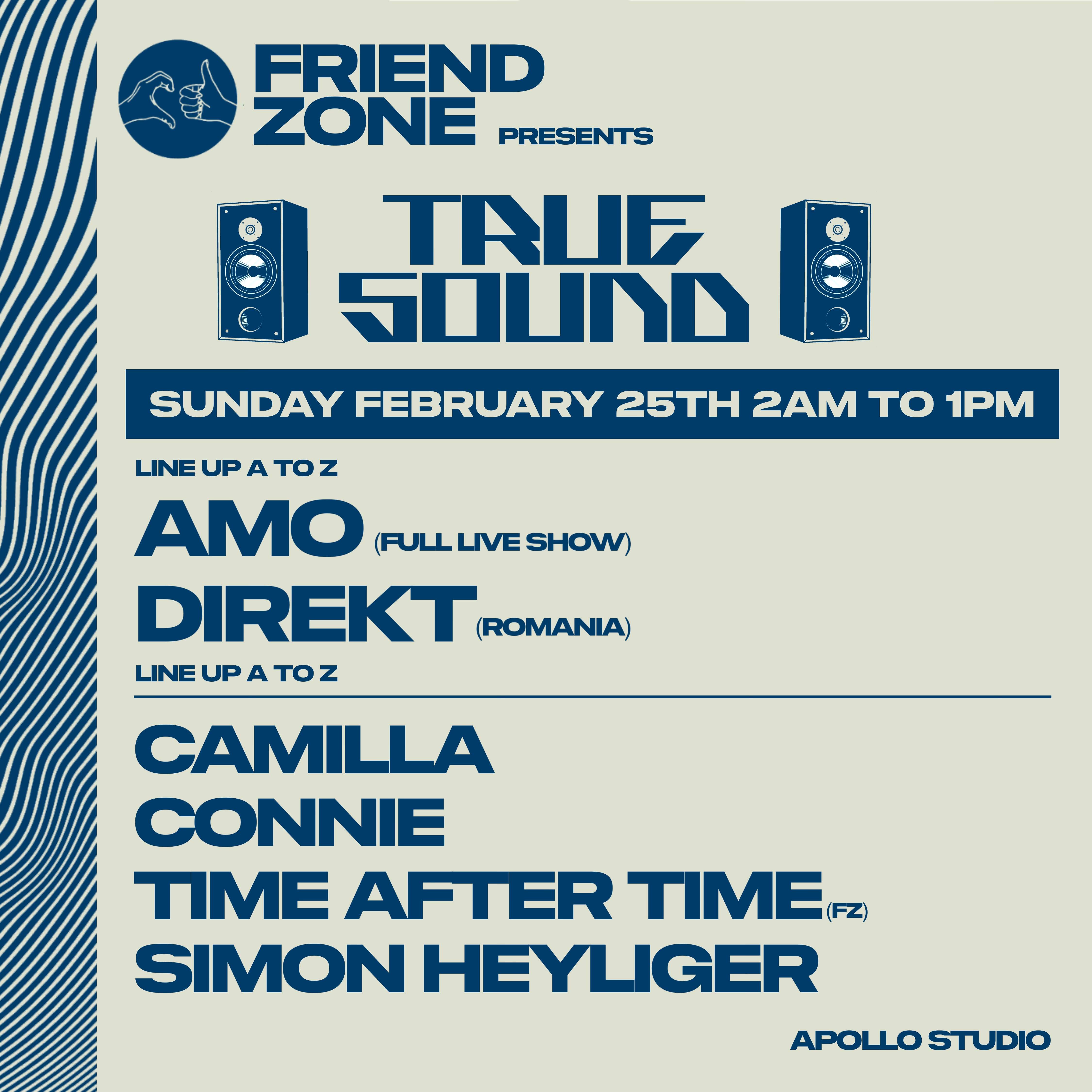 FriendZone president True sound /AMO LIVE /DIRECT at TBA, New York