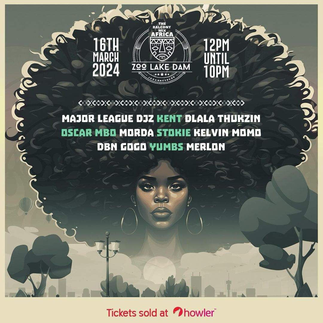 Balcony Mix Africa at Zoo Lake Dam, Johannesburg