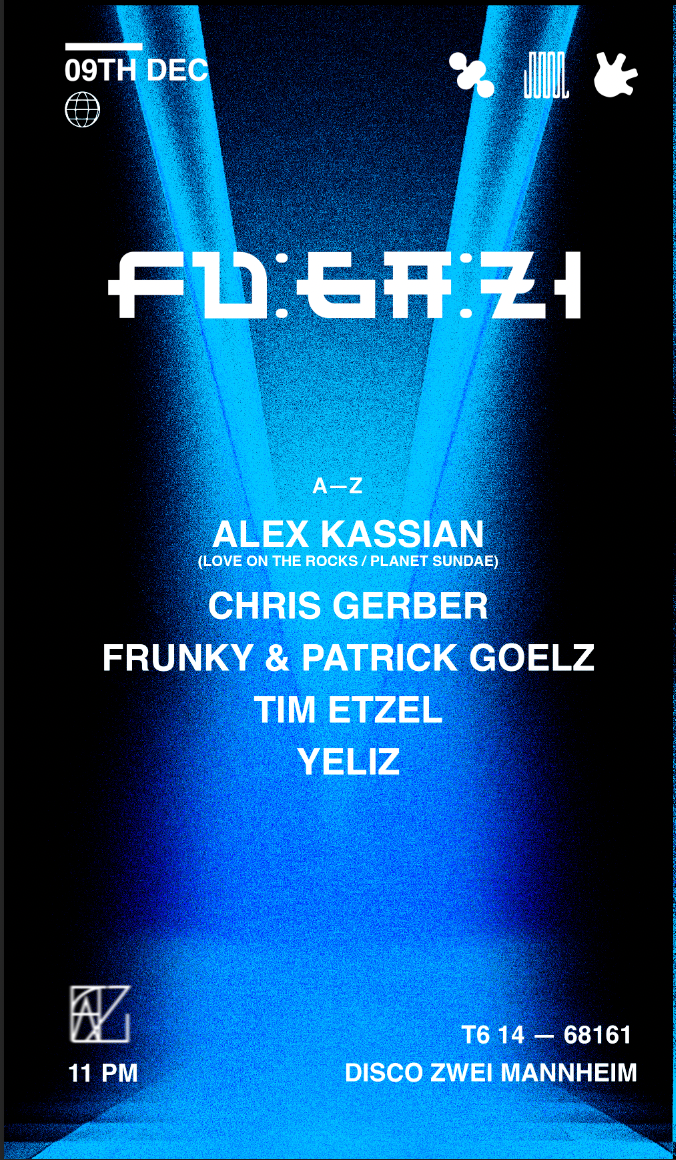 Fugazi with Alex Kassian, Tim Etzel, Chris Gerber at Disco Zwei, Mannheim