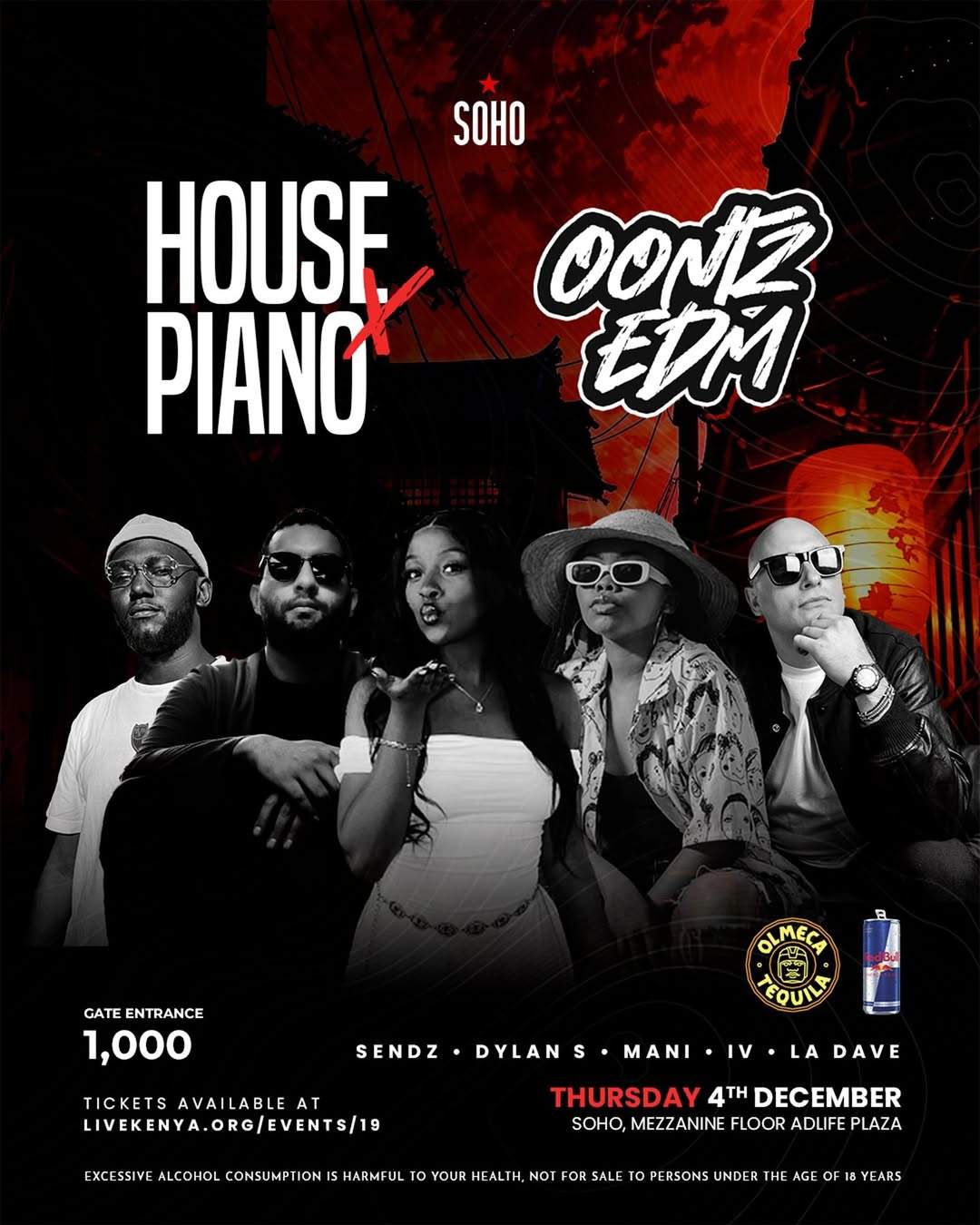 House x Piano at Soho, Nairobi