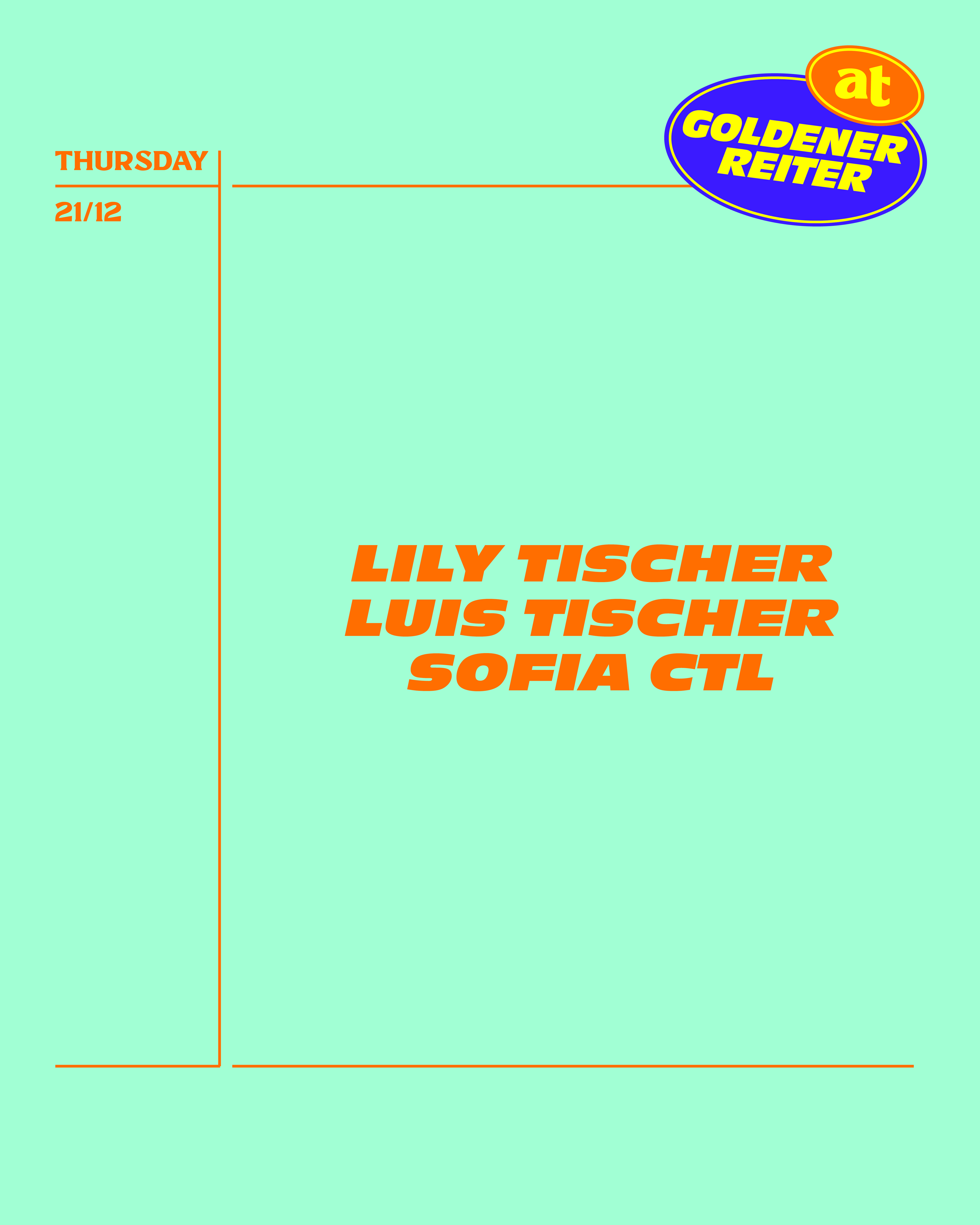 Lily Tischer, Luis Tischer, Sofia CTL en Goldener Reiter, Múnich