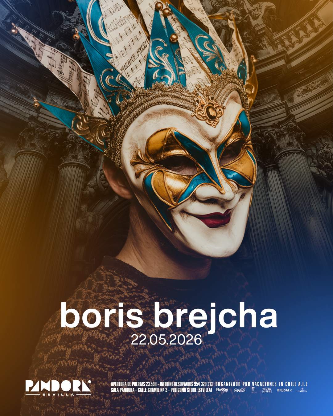 Boris Brejcha at Pandora Sevilla, South · Tickets