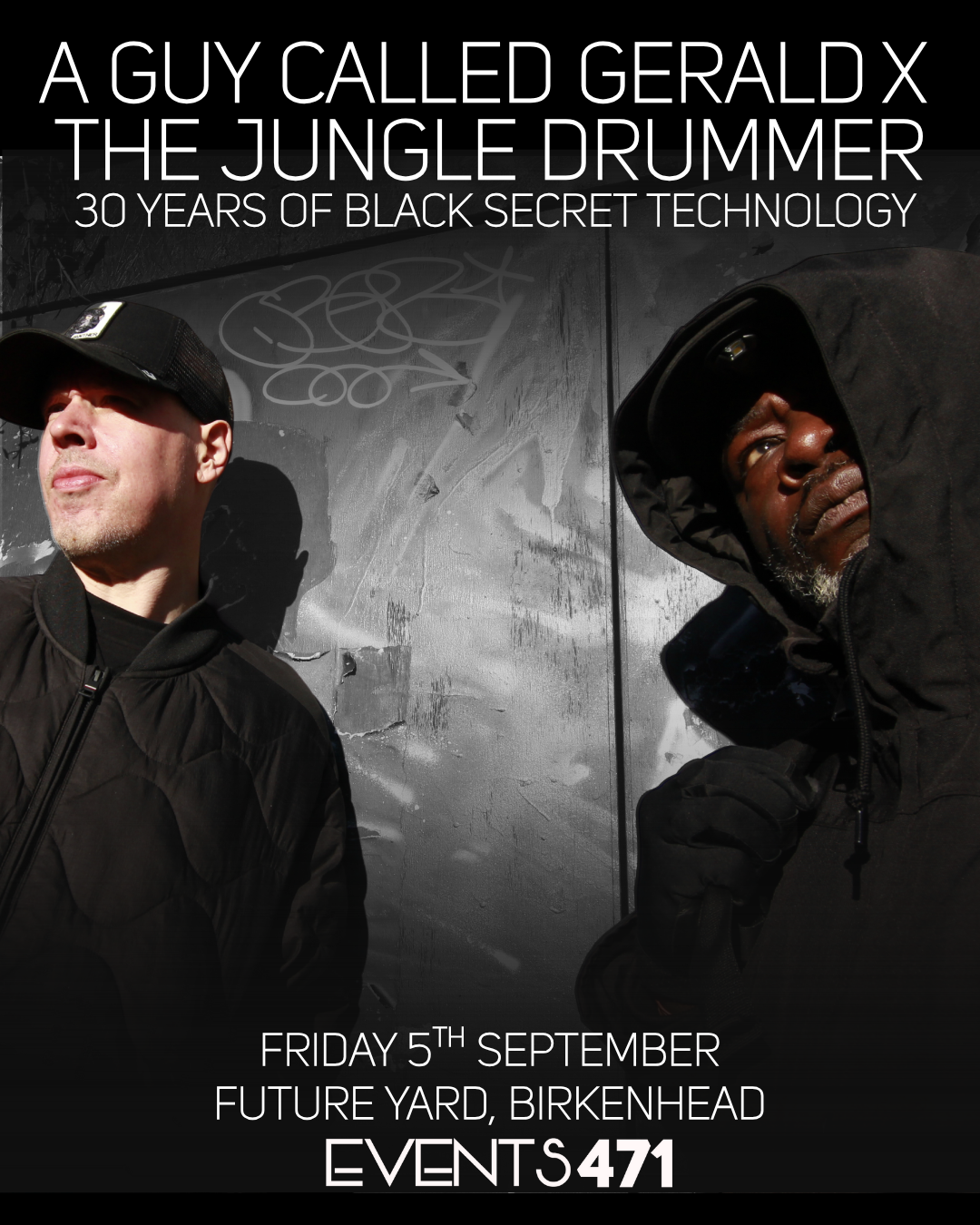 A Guy Called Gerald x The Jungle Drummer at Future Yard, Liverpool