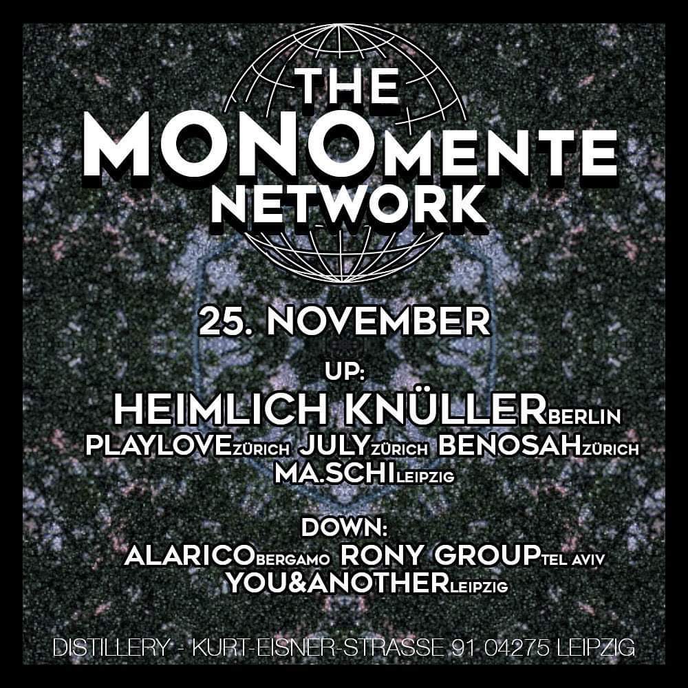 The MONOmente Network at Distillery, Leipzig