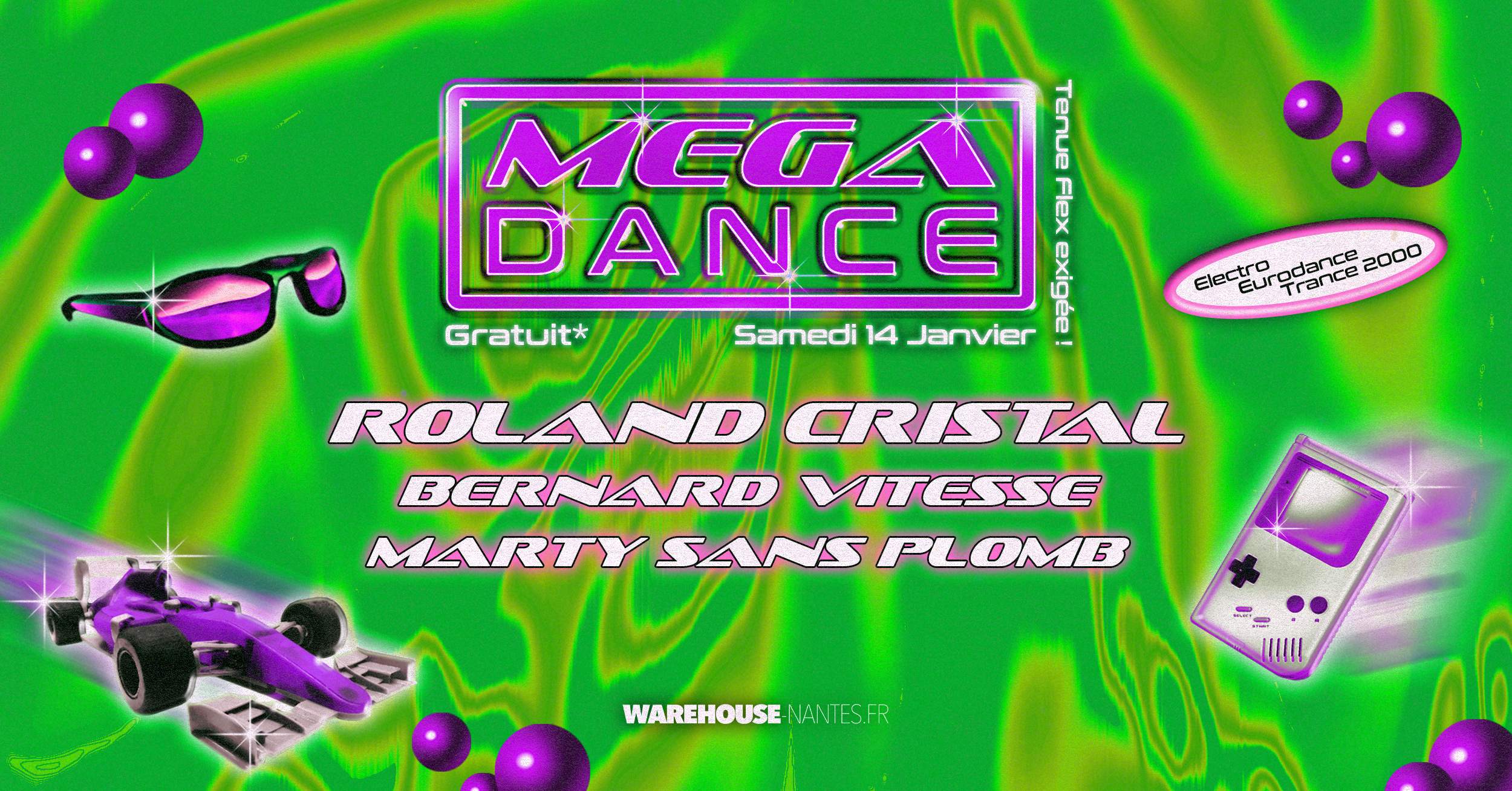 Mega Dance - Roland Cristal, Bernard Vitesse, Marty Sans Plomb at ...
