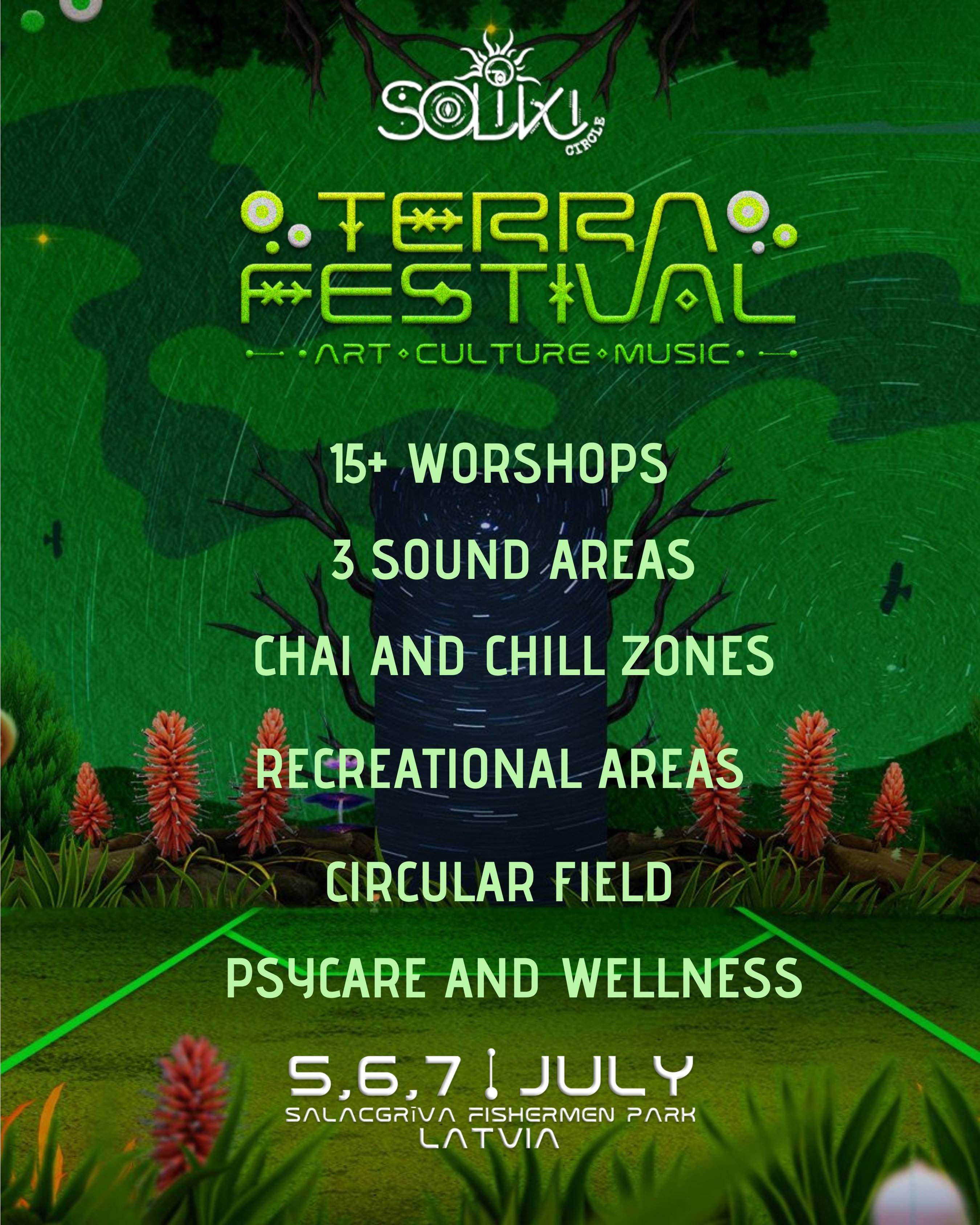 Terra Festival | 5,6,7 JULY at Salacgrīvas Zvejnieku Parks, Latvia