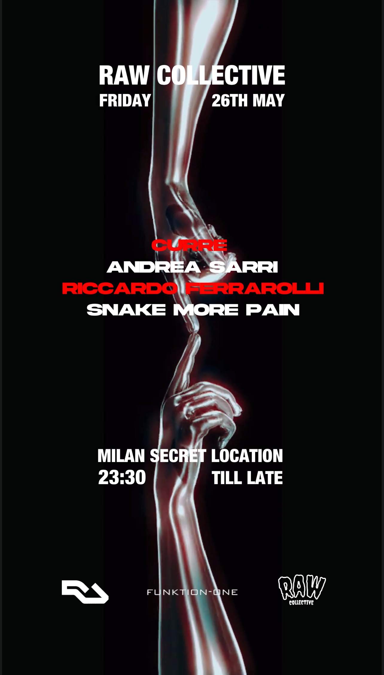 Raw Collective Night at TBA - Milan, Milan