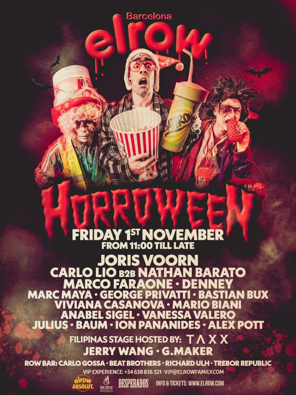 elrow Barcelona - Horroween at elrow, Barcelone