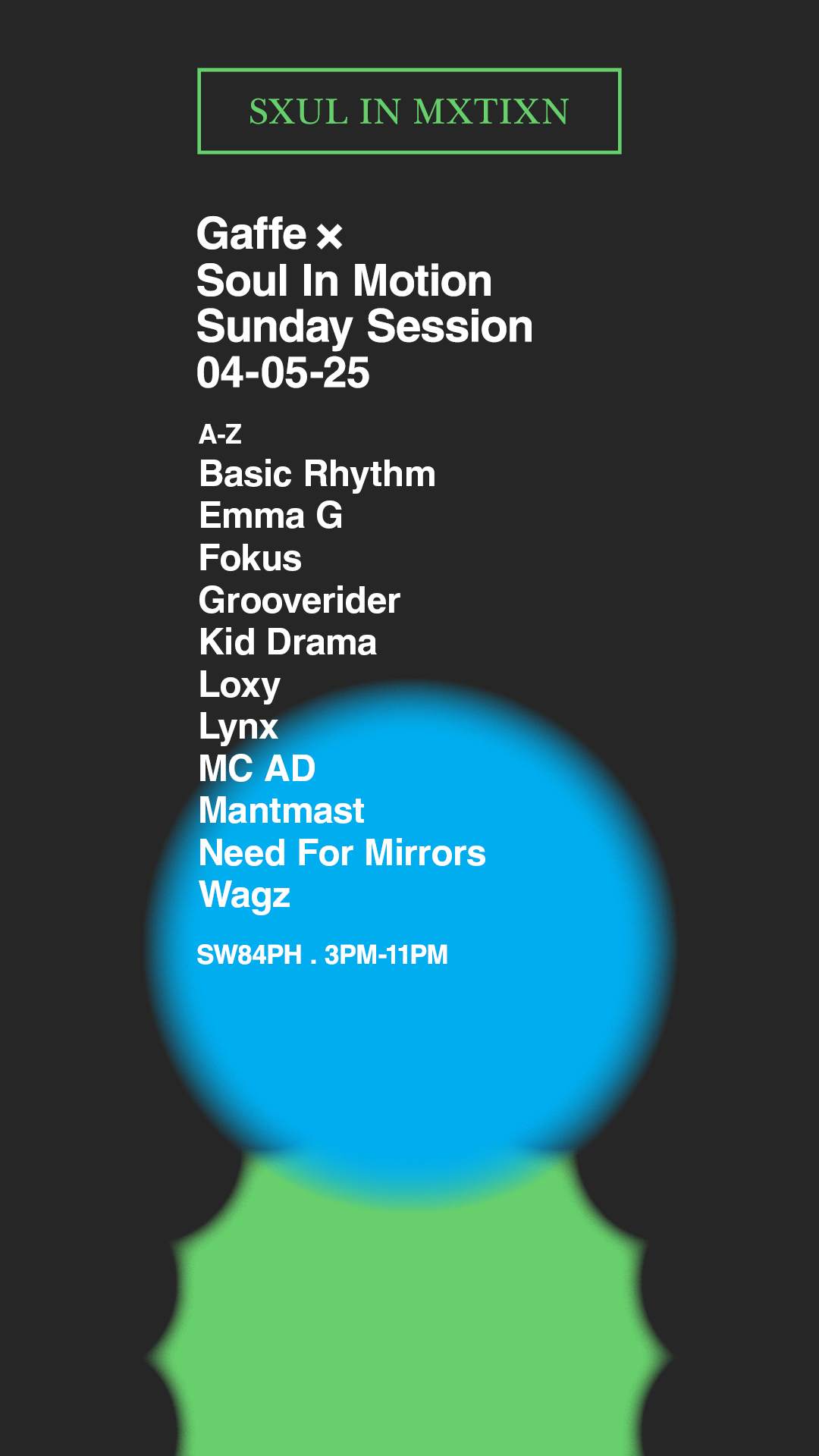 Soul In Motion: Sunday Day Party: Grooverider . Loxy . Need For Mirrors ...