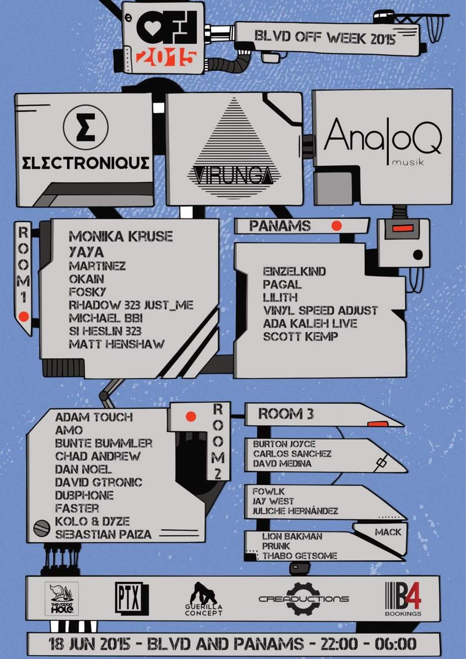 Electronique x Virunga x Analoq with Monika Kruse, Yaya, Einzelkind ...