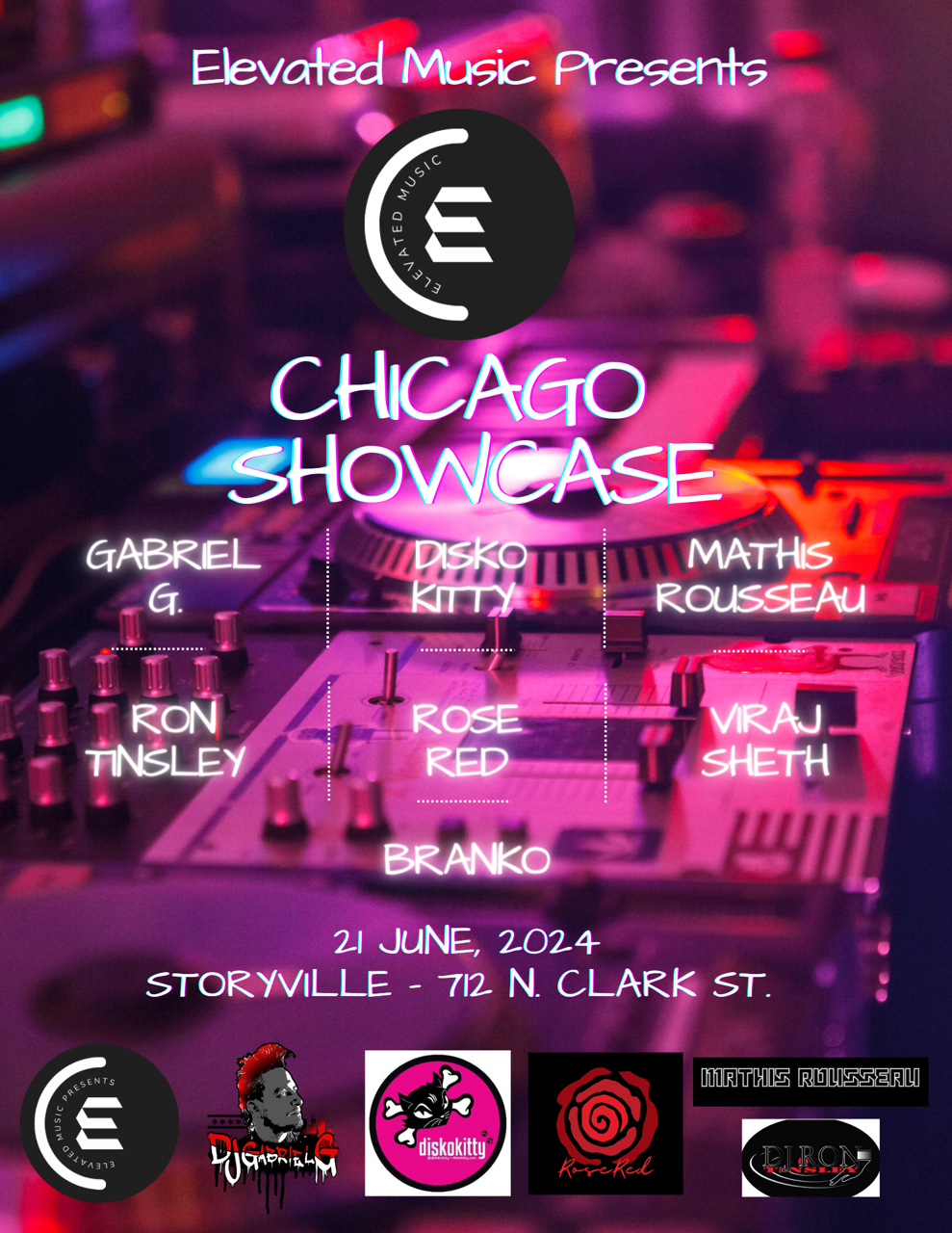 Elevated Music Chicago Showcase at TBA - Storyville | 712 N. Clark St ...