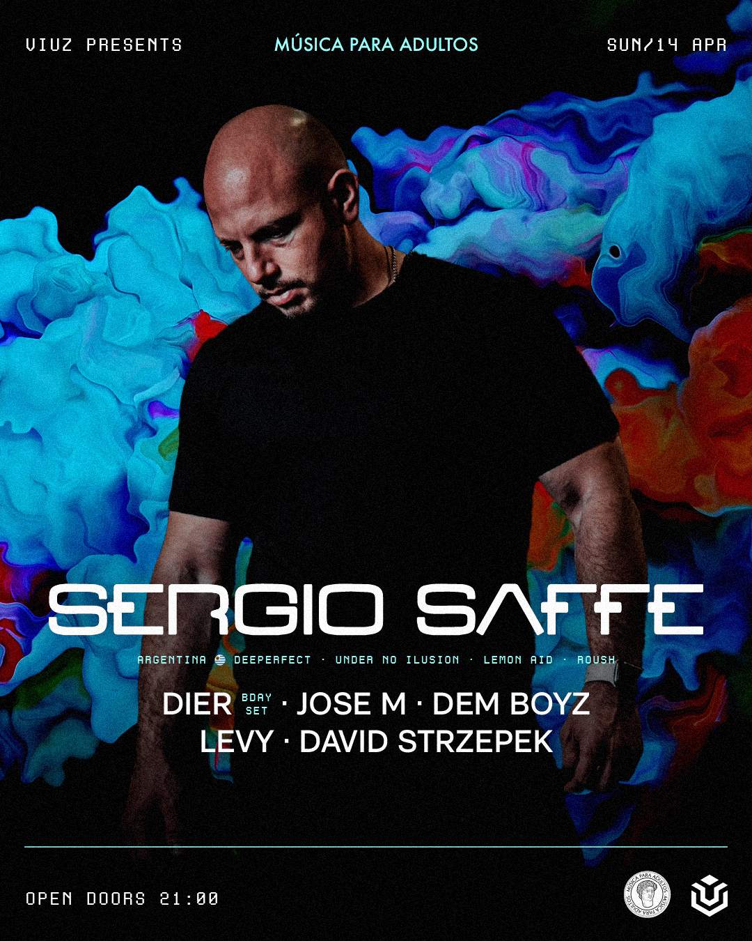 Música para adultos Pres. Sergio Saffe at Viuz, Medellin