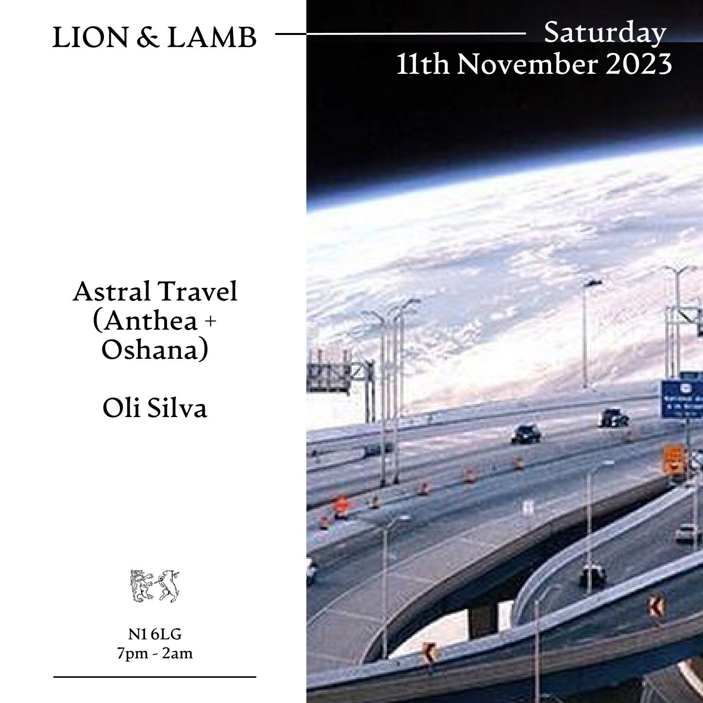 Lion & Lamb with Astral Travel (Anthea b2b Oshana) + Oli Silva at The ...