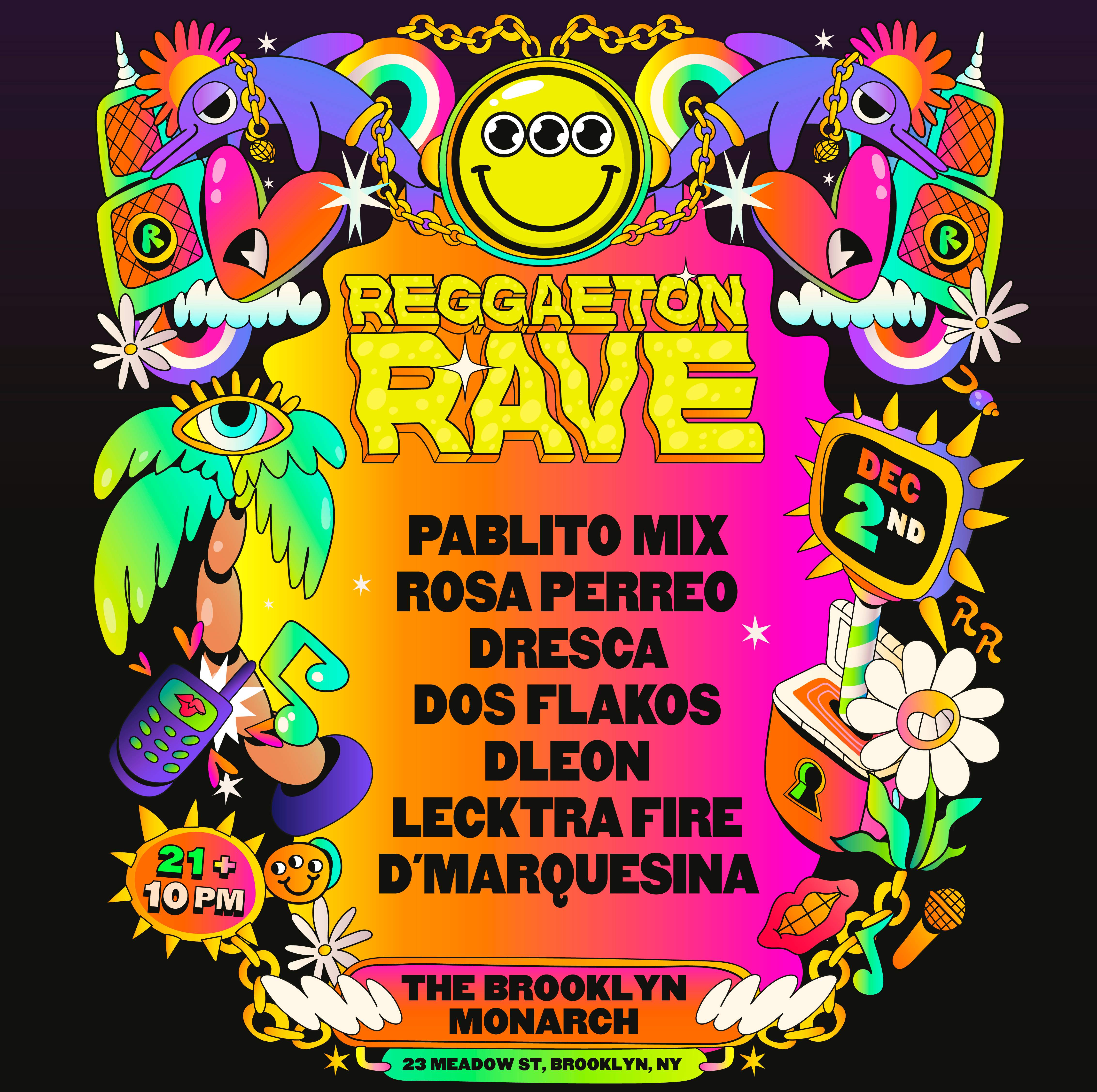 Reggaeton Rave - Dec 2nd (21+) at The Brooklyn Monarch, New York City