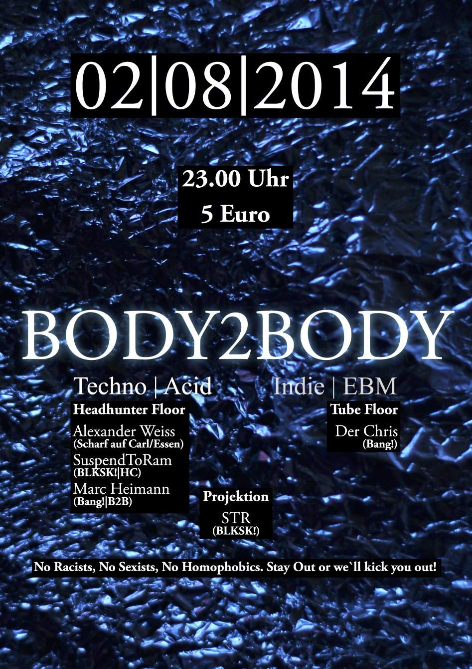 Body2body at KLUB, Düsseldorf