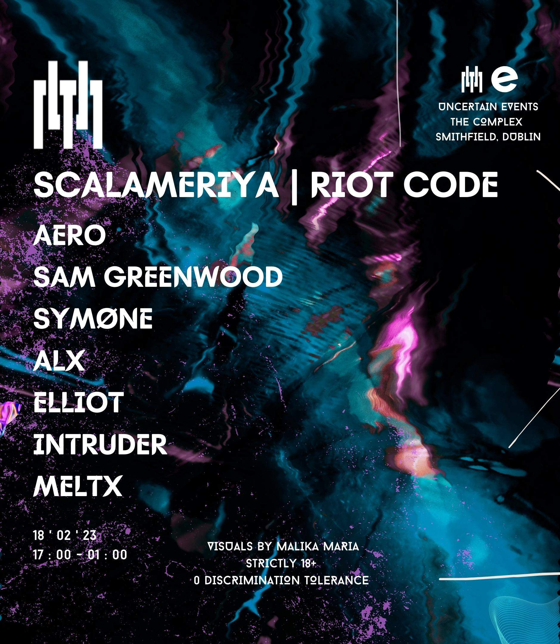 Uncertain @The Complex - Scalameriya & RIOT CODE at TBA - The Complex ...